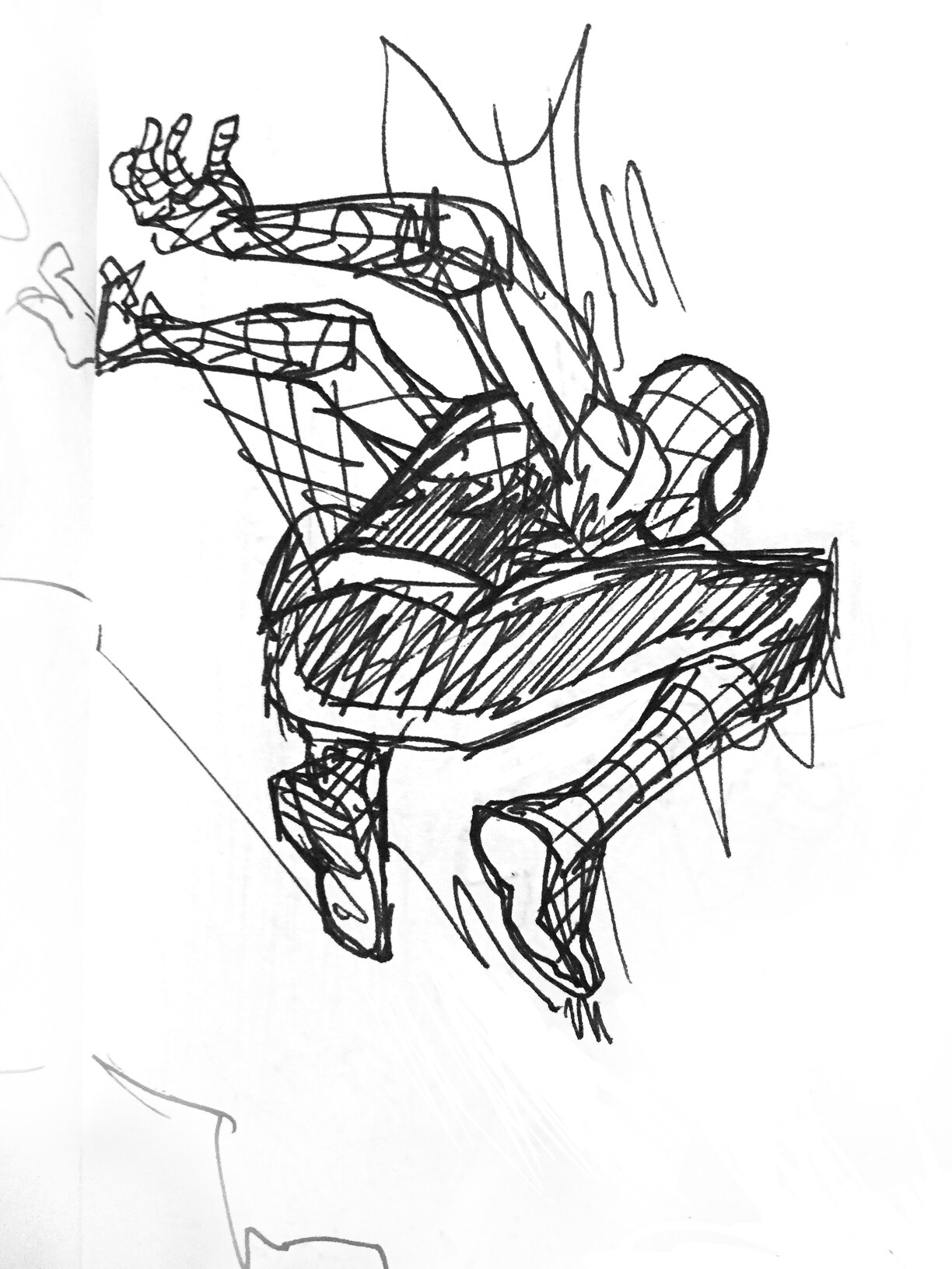 David Velasquez - Parkour Spidey - Fanart