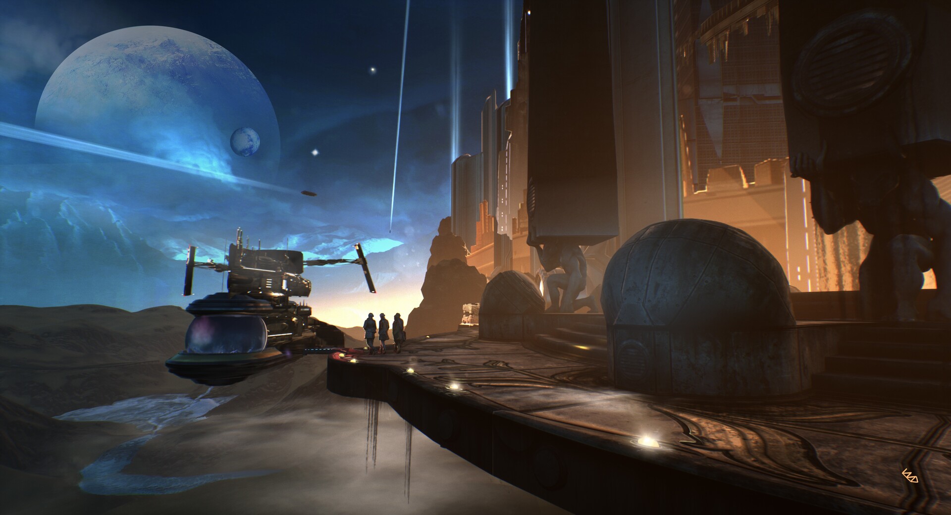 ArtStation - The pickup - lunaverse - daily artwork