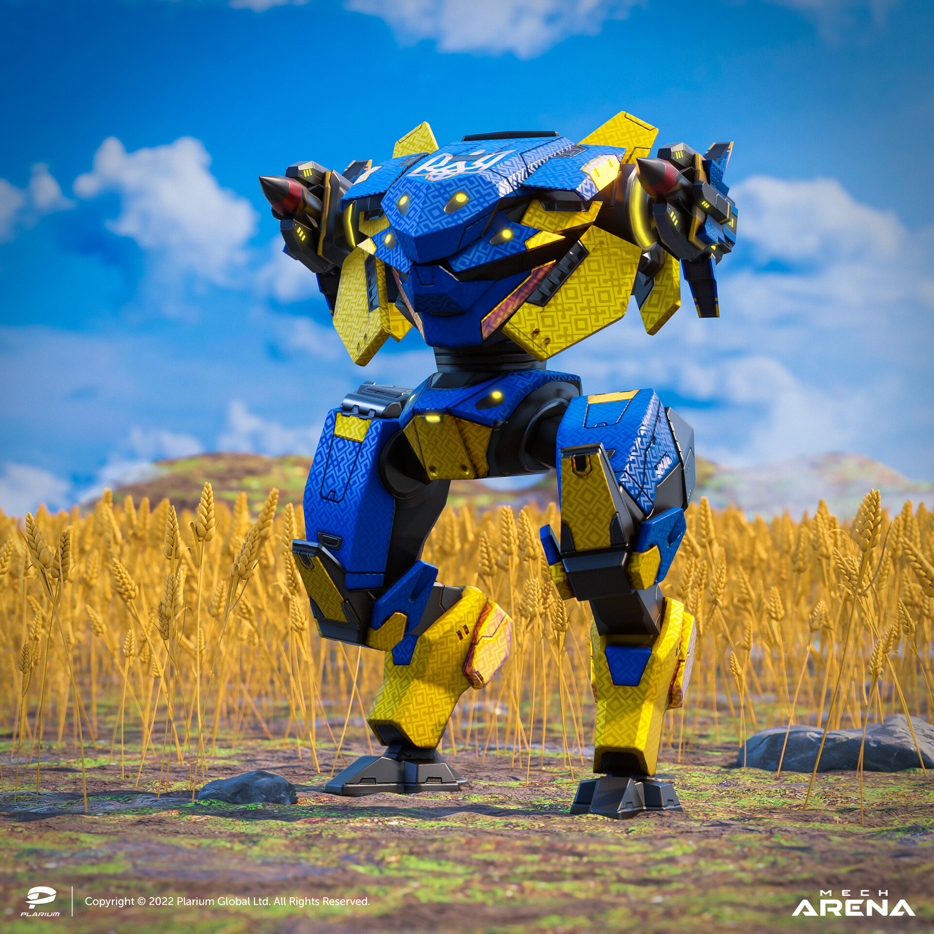 mech arena coloring pages