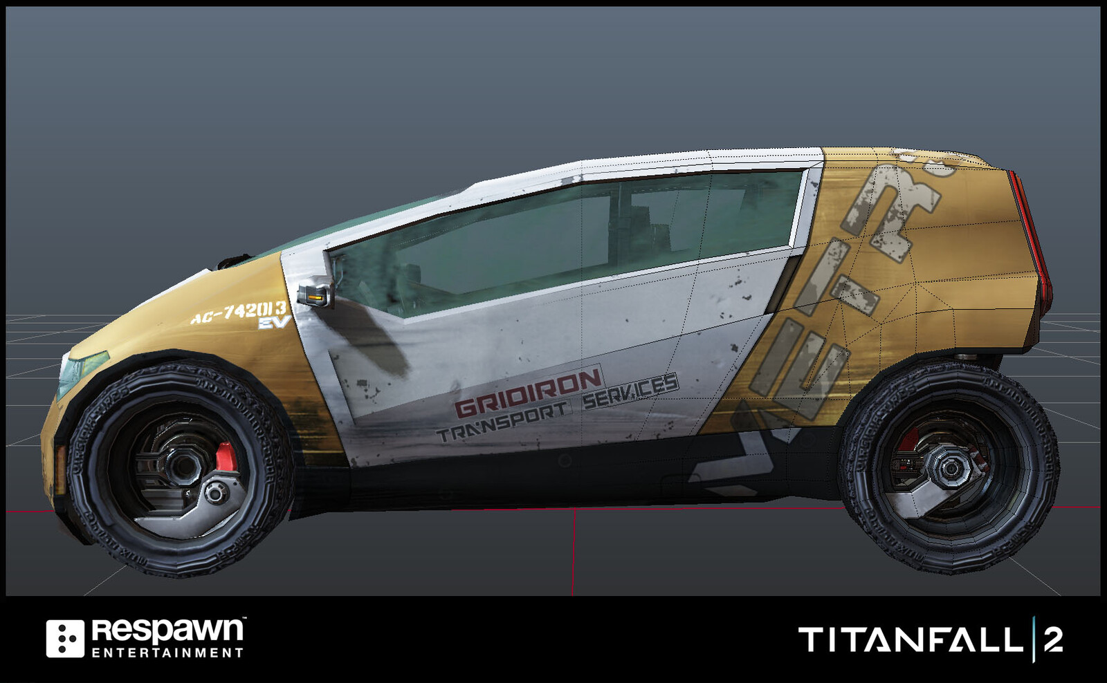 Lewis Walden - TITANFALL CAR CONCEPT 3D