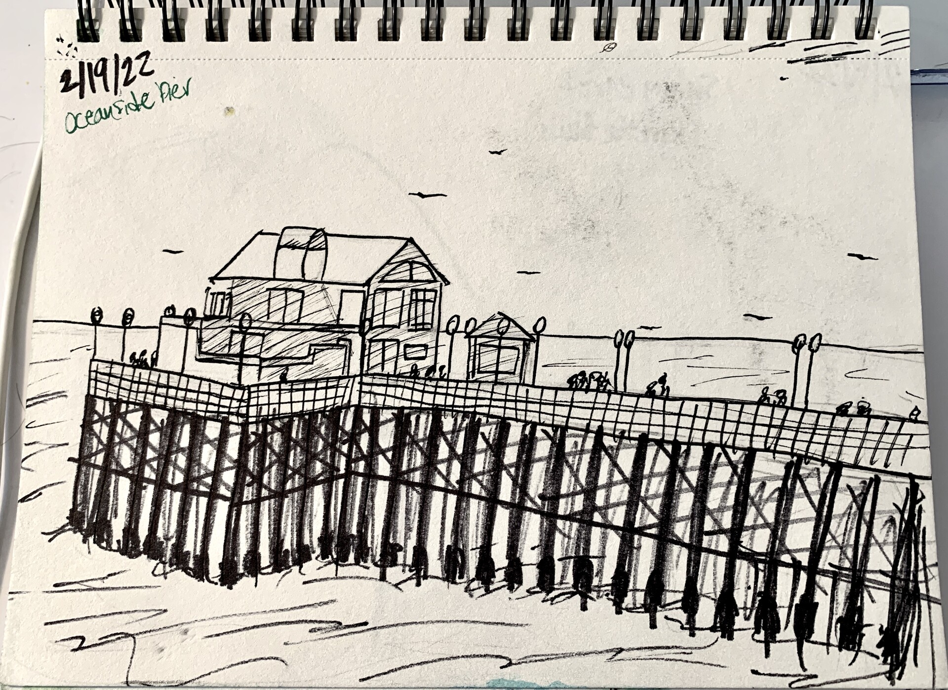 ArtStation - Sketchbook: Oceanside Pier