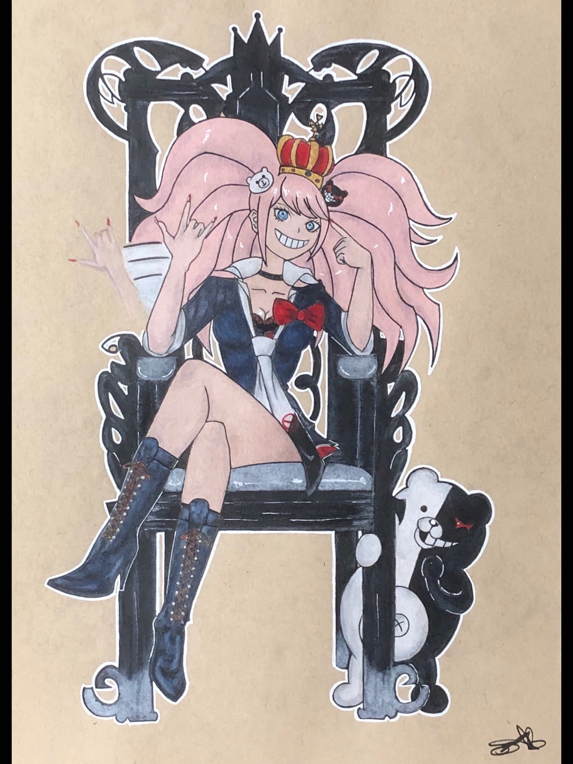 ArtStation - Junko & Monokuma