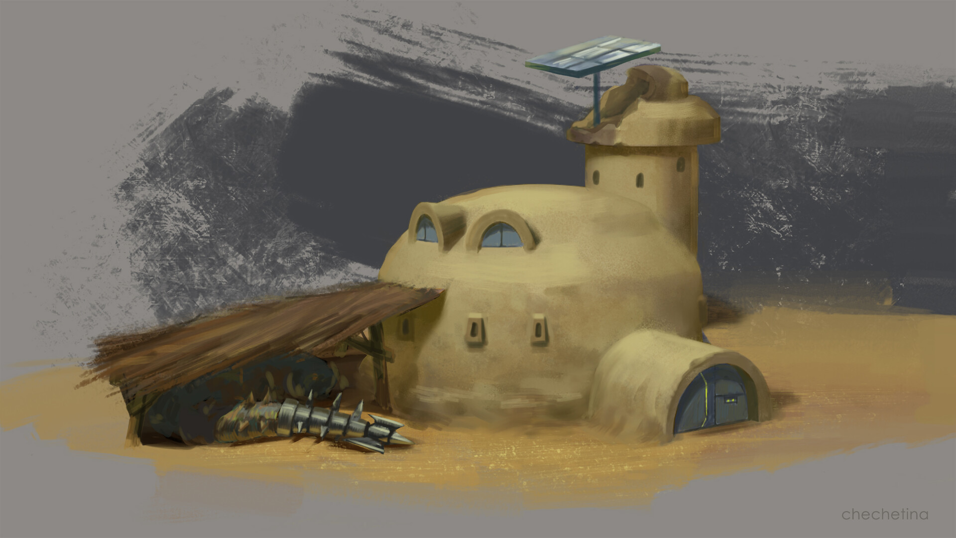 ArtStation - Mercenary base