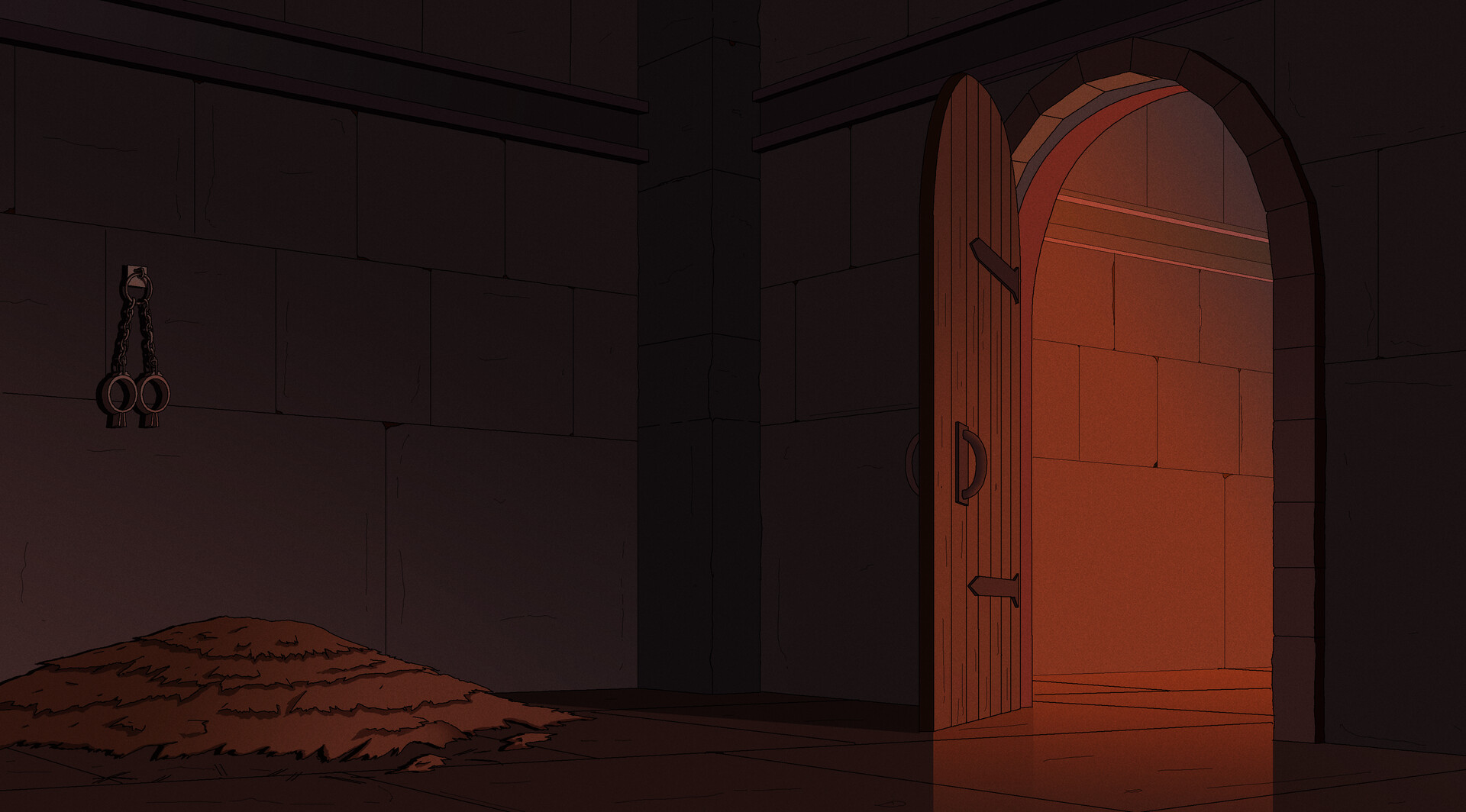 ArtStation - Dungeon Cell BG