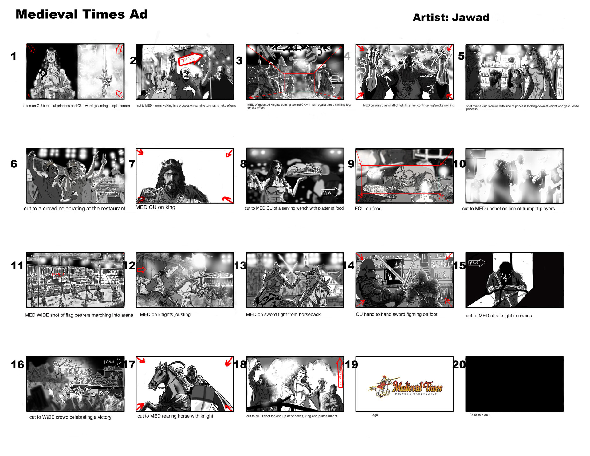 ArtStation - Medieval Times Ad