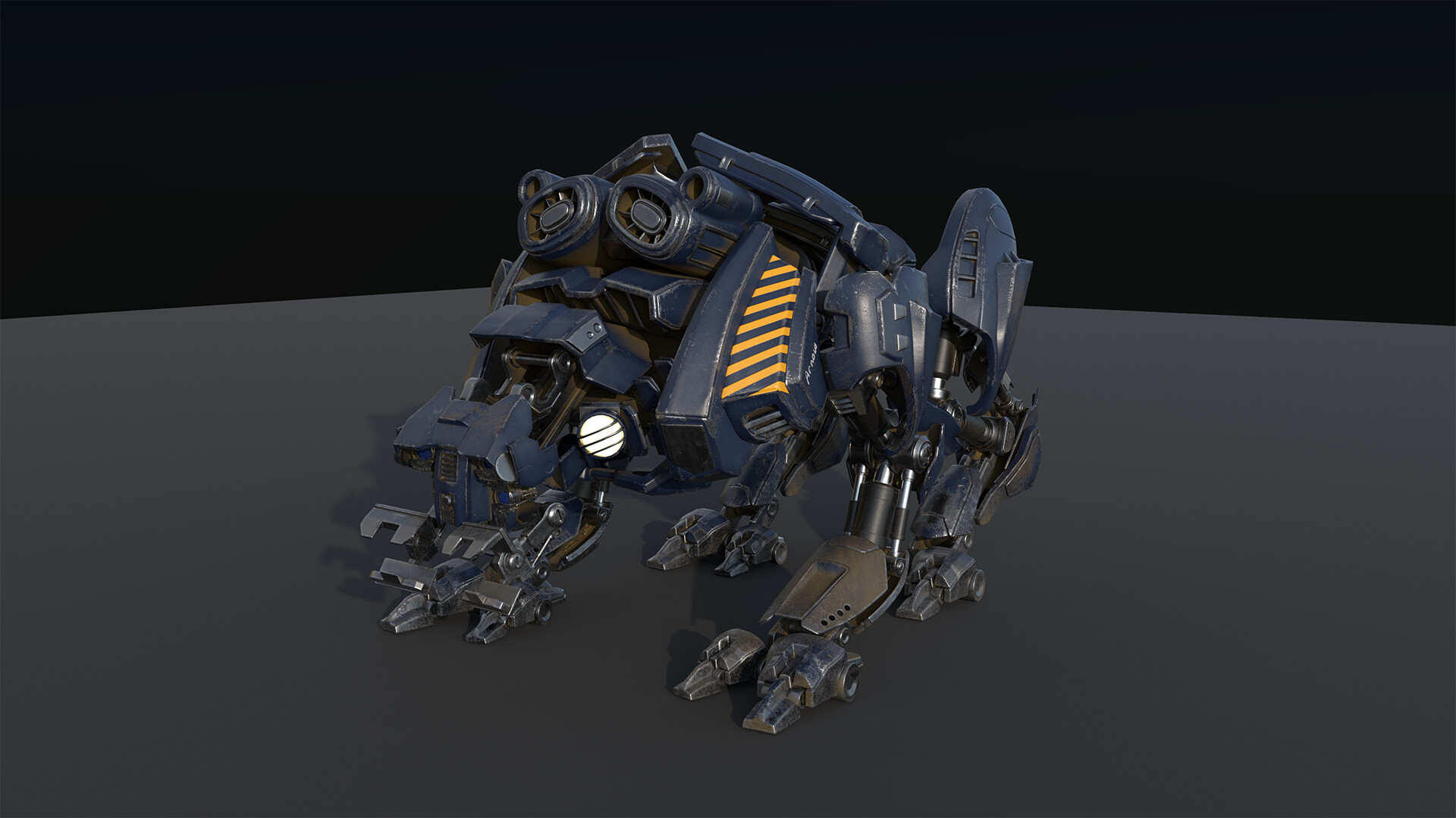 ArtStation - Quadbot (texturing)