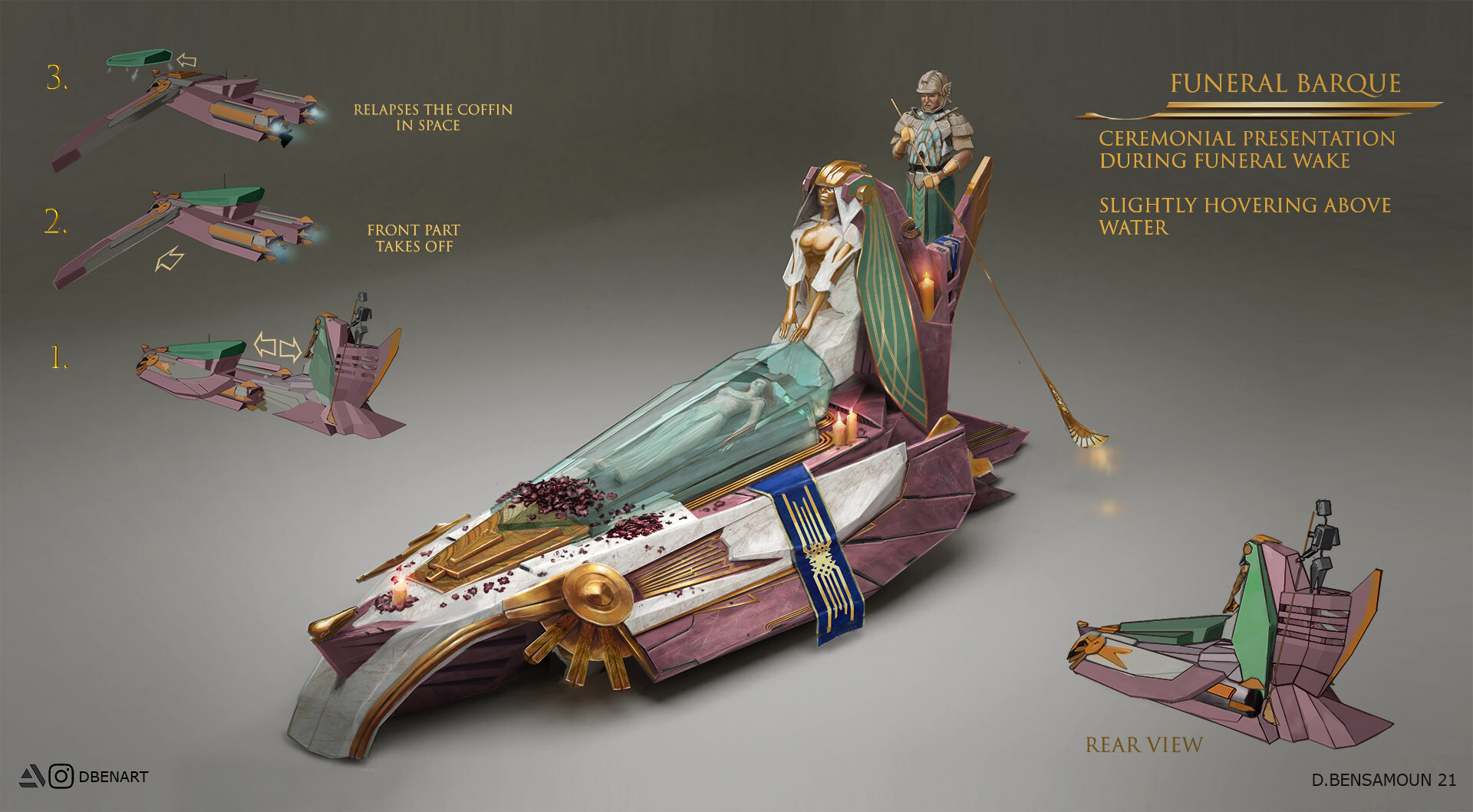 ArtStation - Funeral Barque