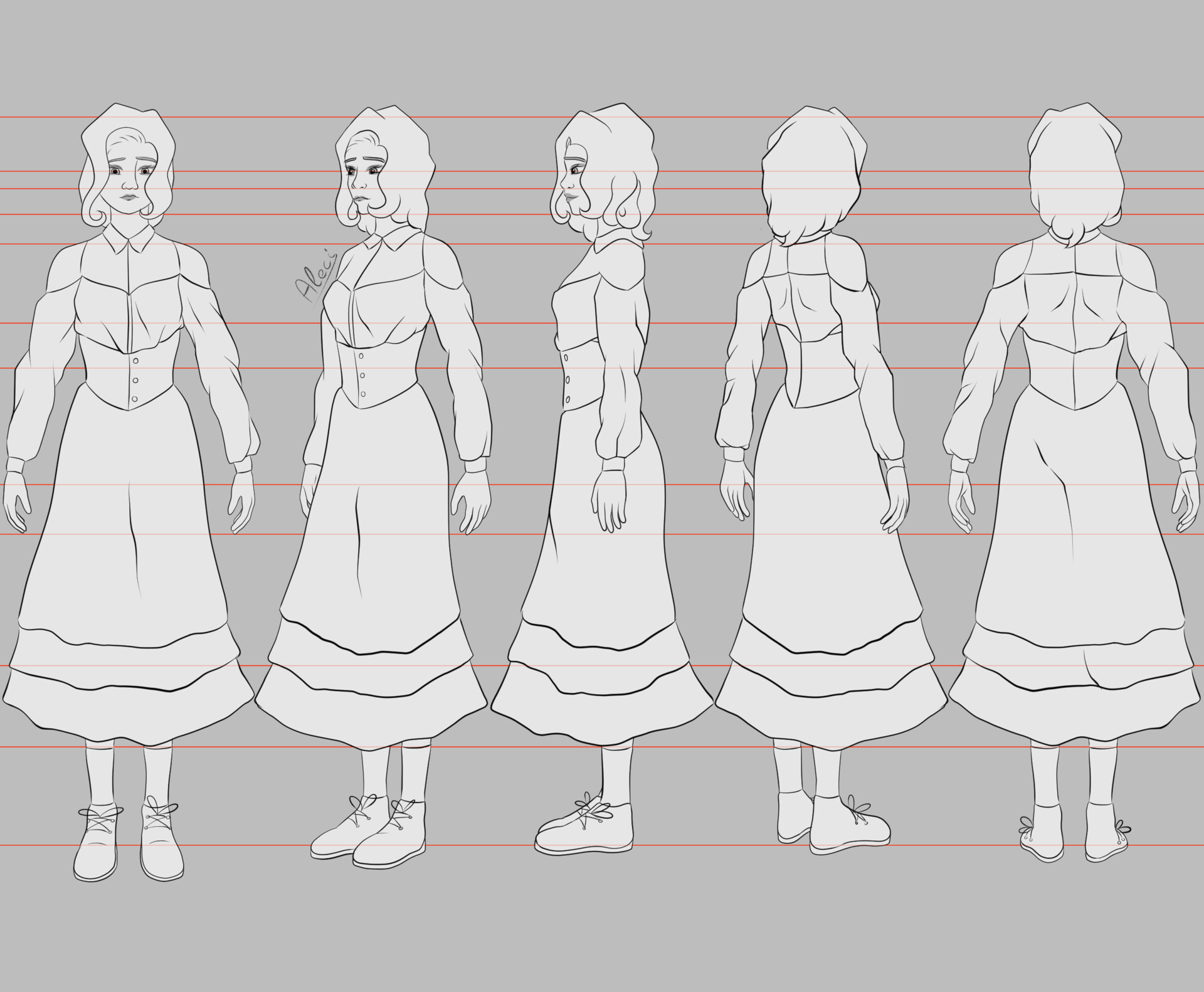 ArtStation - The mother - modelsheet