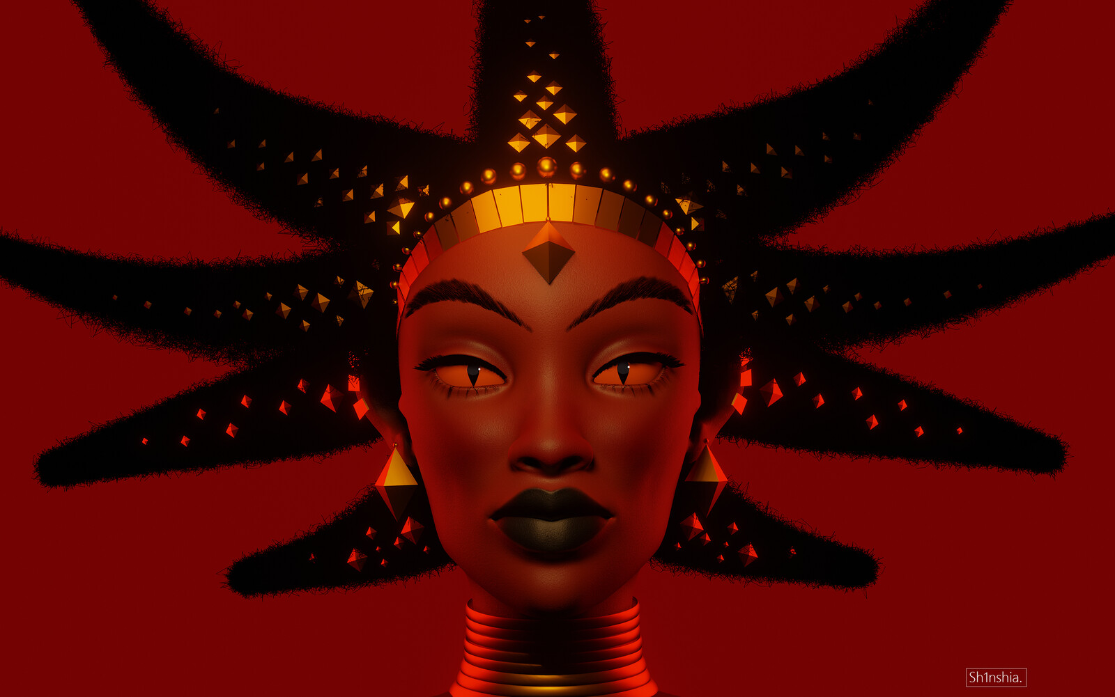 Shinshia - Karaba 3D portrait