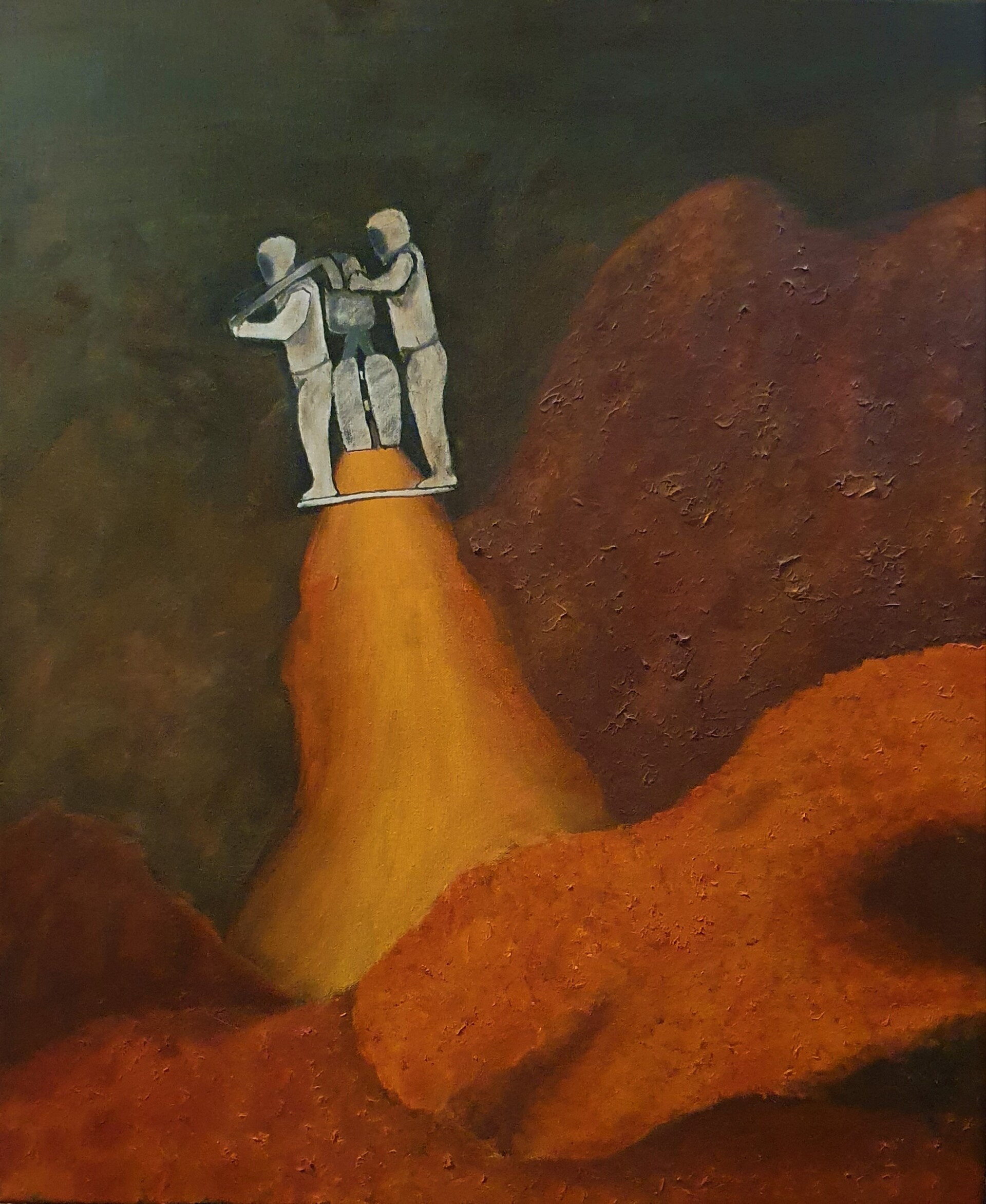 ArtStation - Mars oil painting