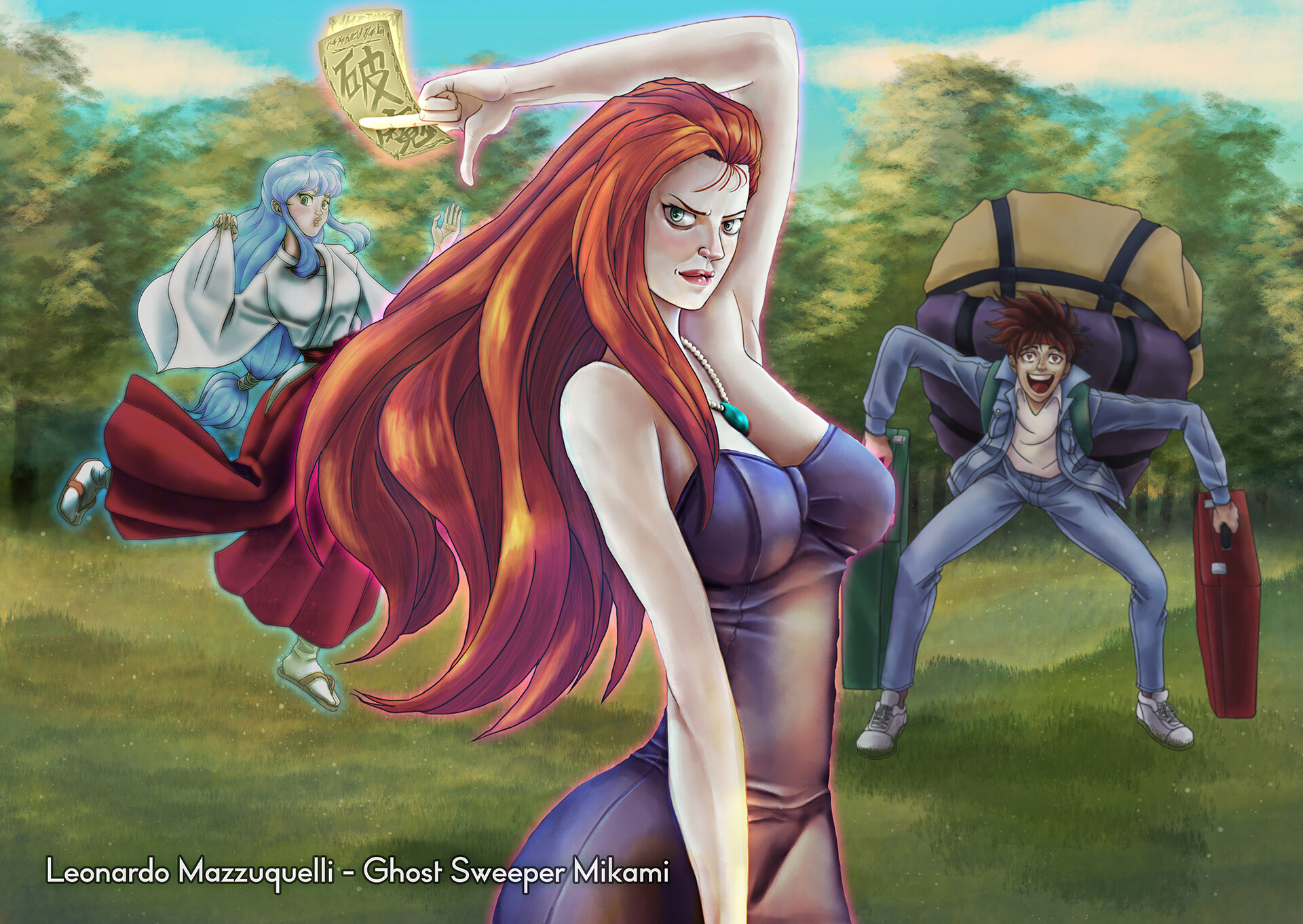 ArtStation - Ghost Sweeper Mikami