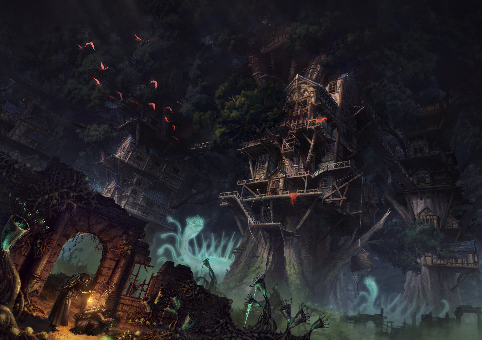 ArtStation - Swamp of Poison