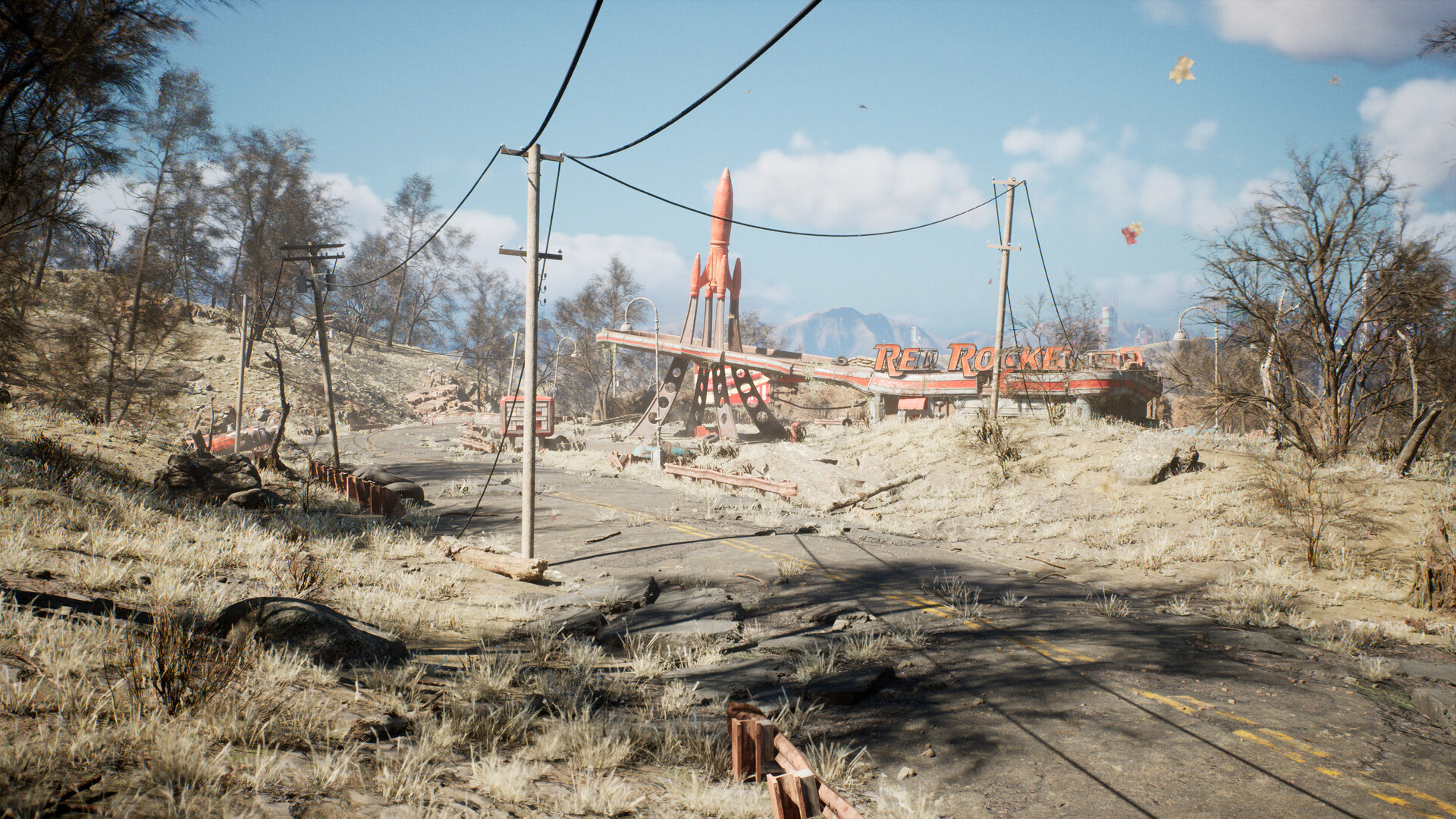 Andrew Gebert - UE5 Fallout 4 Fanart - Red Rocket Exterior