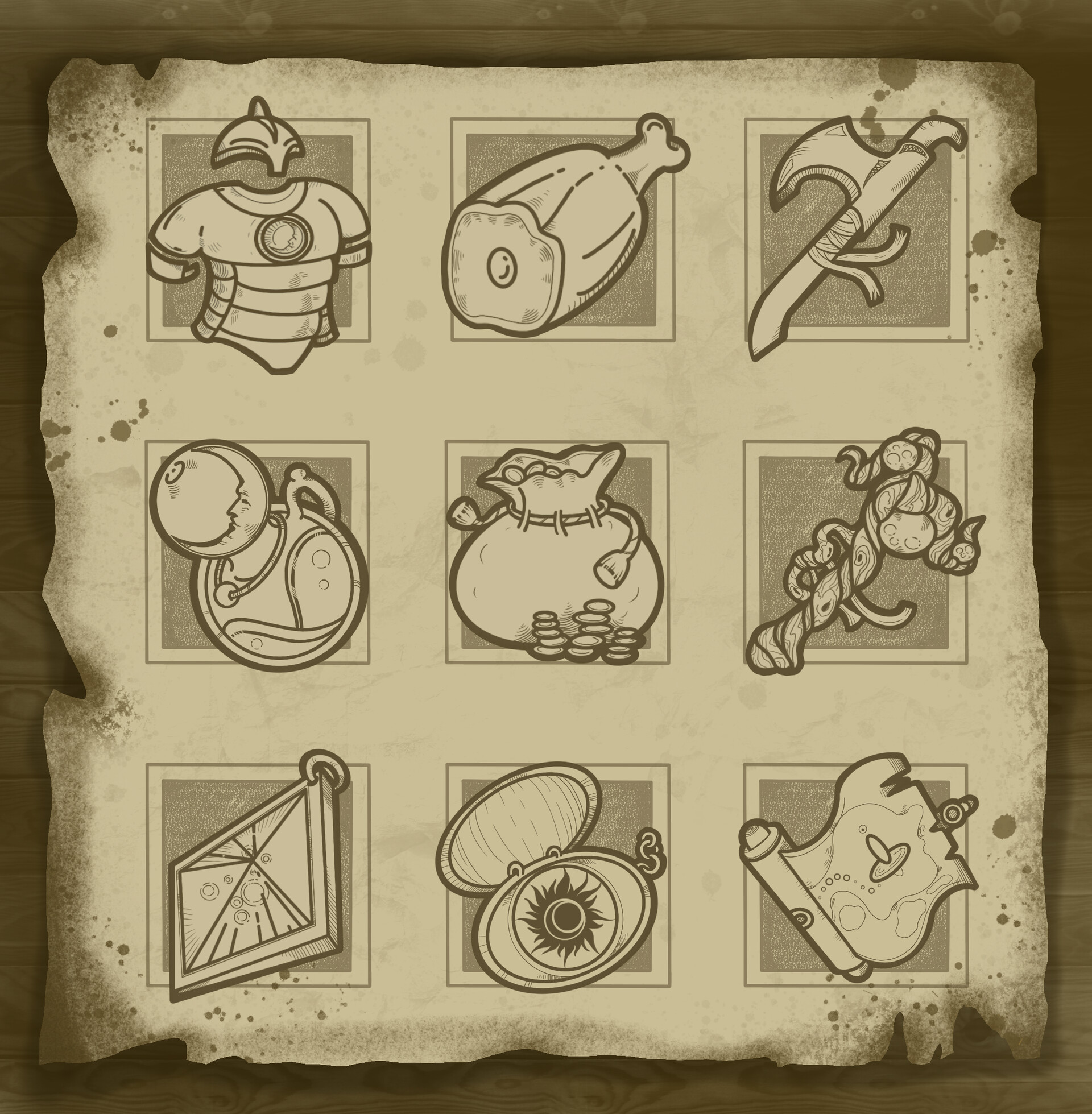 ArtStation - Icons for magic game