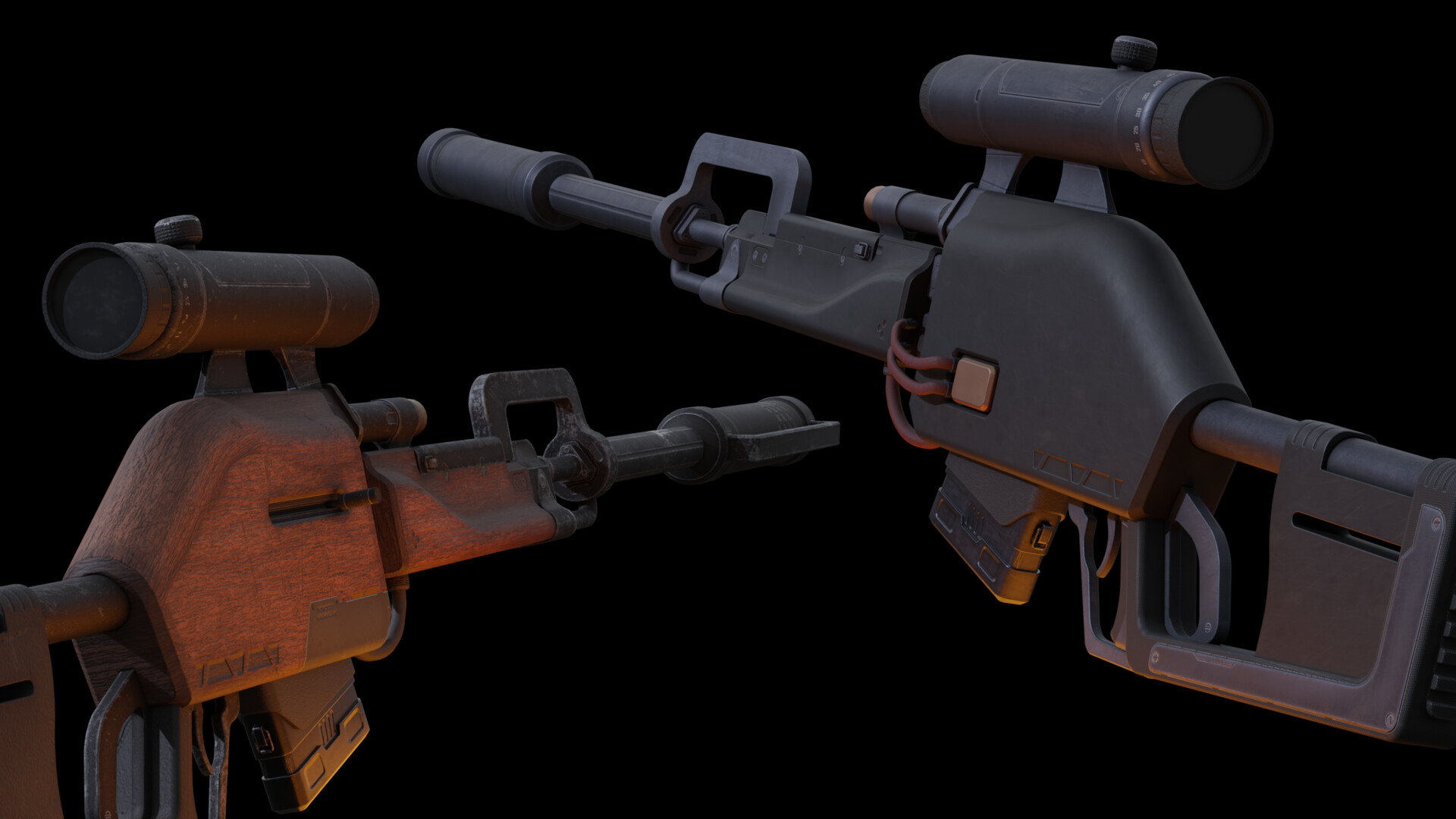 ArtStation - Rifle Concept - Game Ready