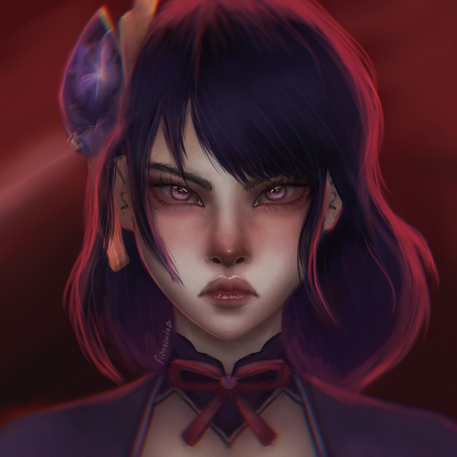 ArtStation - Baal from Genshinimpact