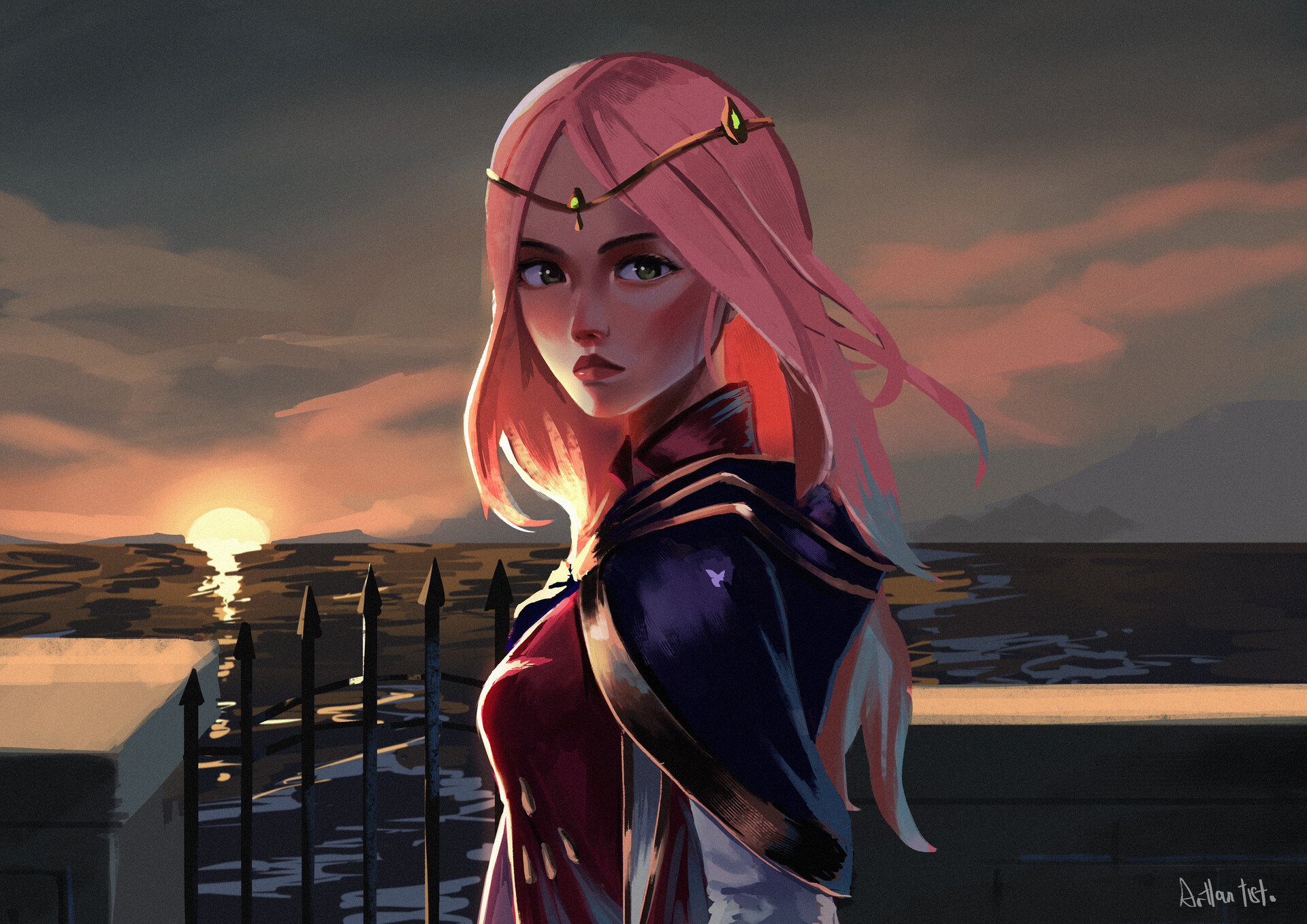 ArtStation - Triangle Strategy - Frederica Aesfrost