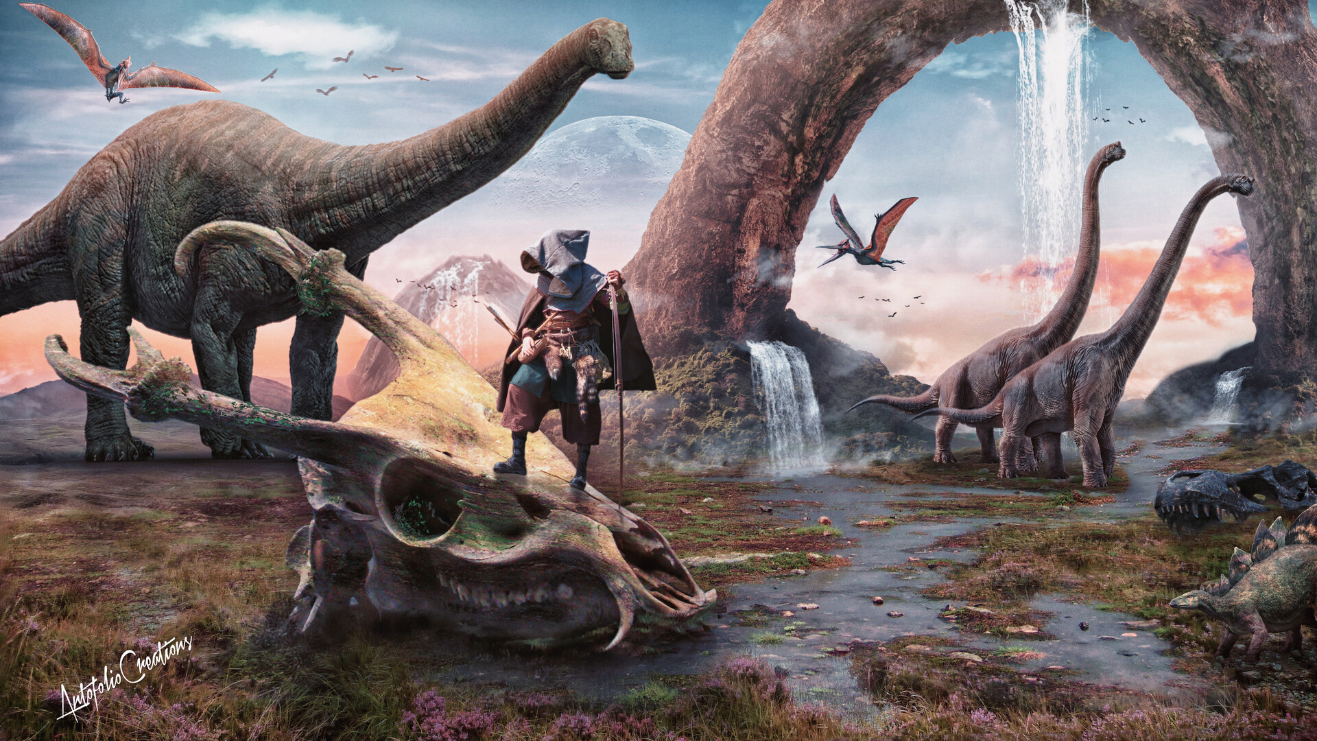 ArtStation - The lost land - Concept art, Photo manipulation