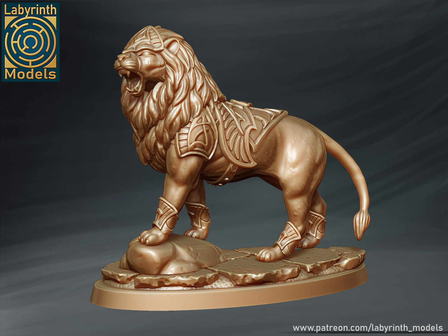 Labyrinth Models - Sekhmet Lions