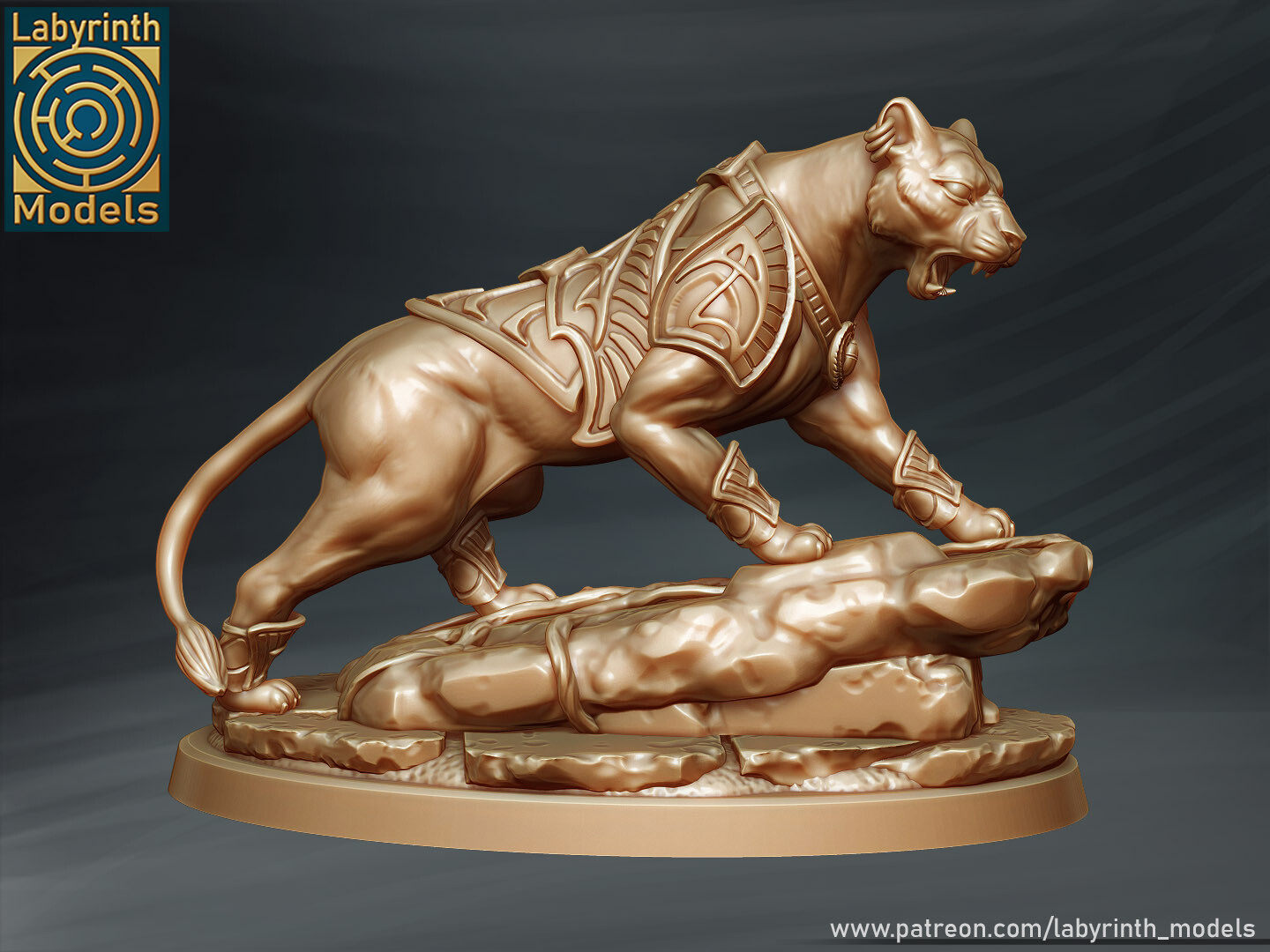 Labyrinth Models - Sekhmet Lions