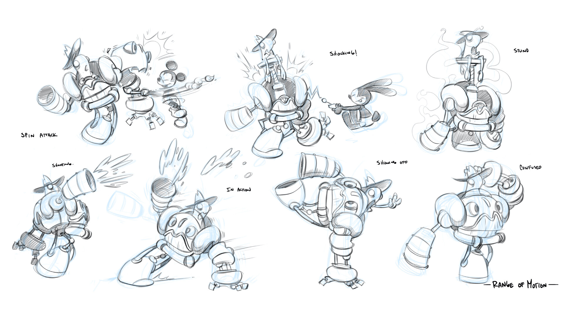 ArtStation - EM2 - Blotworx - Move Explorations