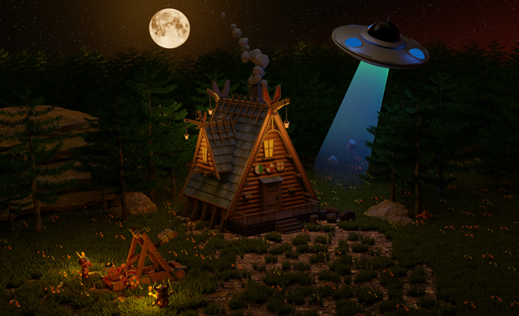 ArtStation - Real Viking house