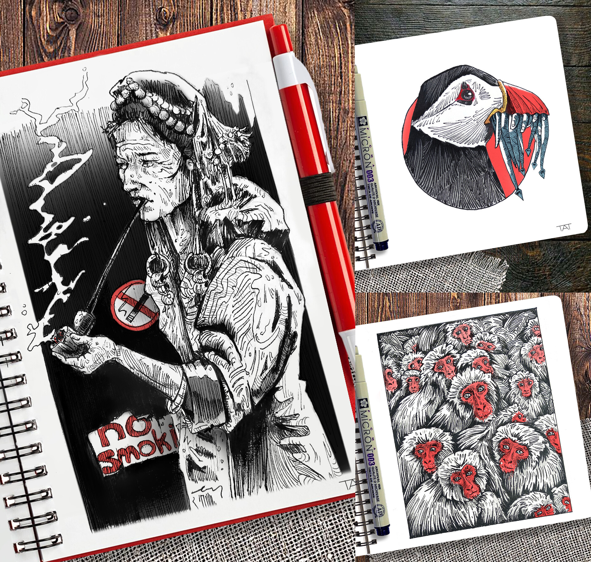 ArtStation - Traditional Ink