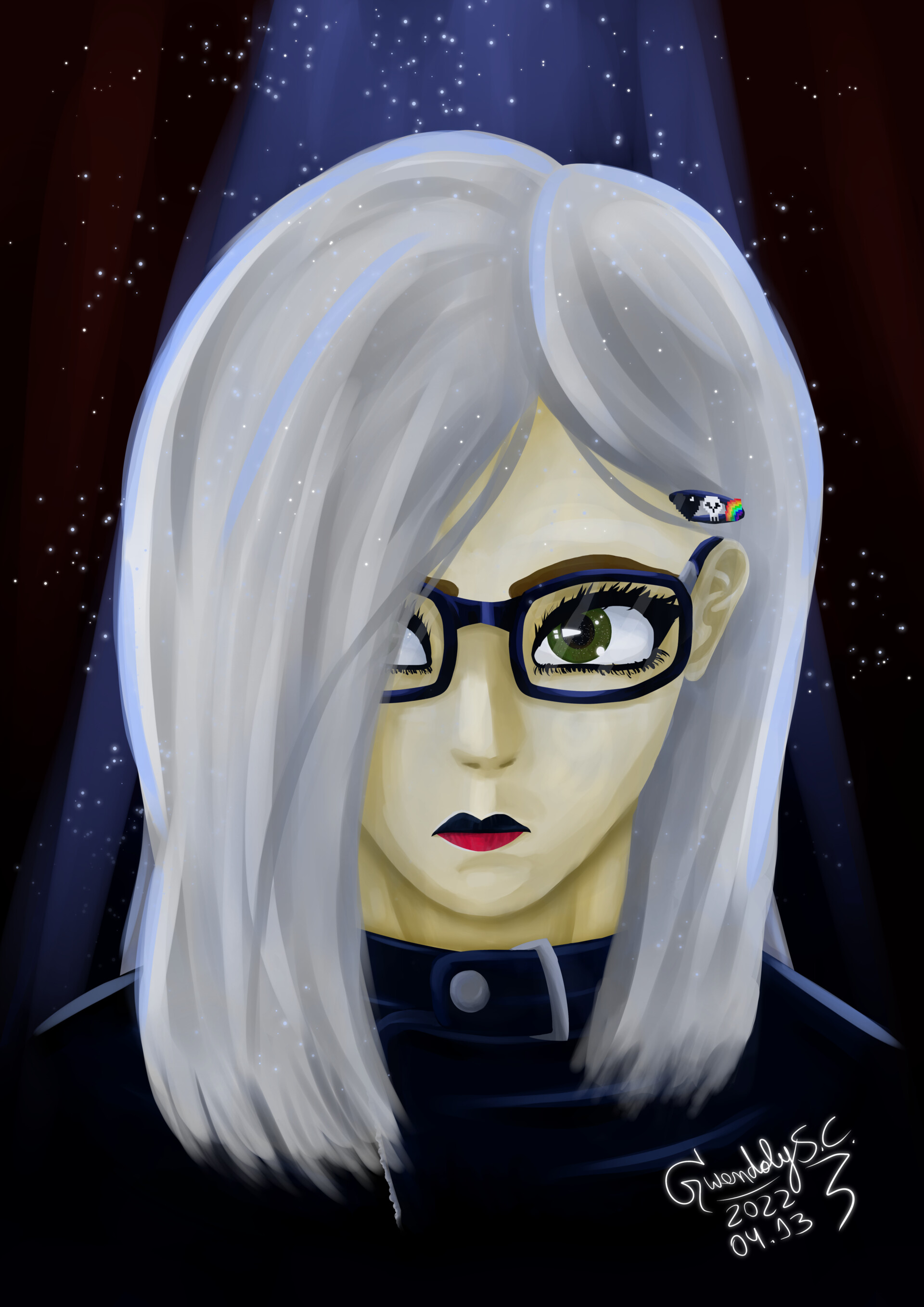 ArtStation - Portrait: Miss Redgrave - by Gwendoly S.C.