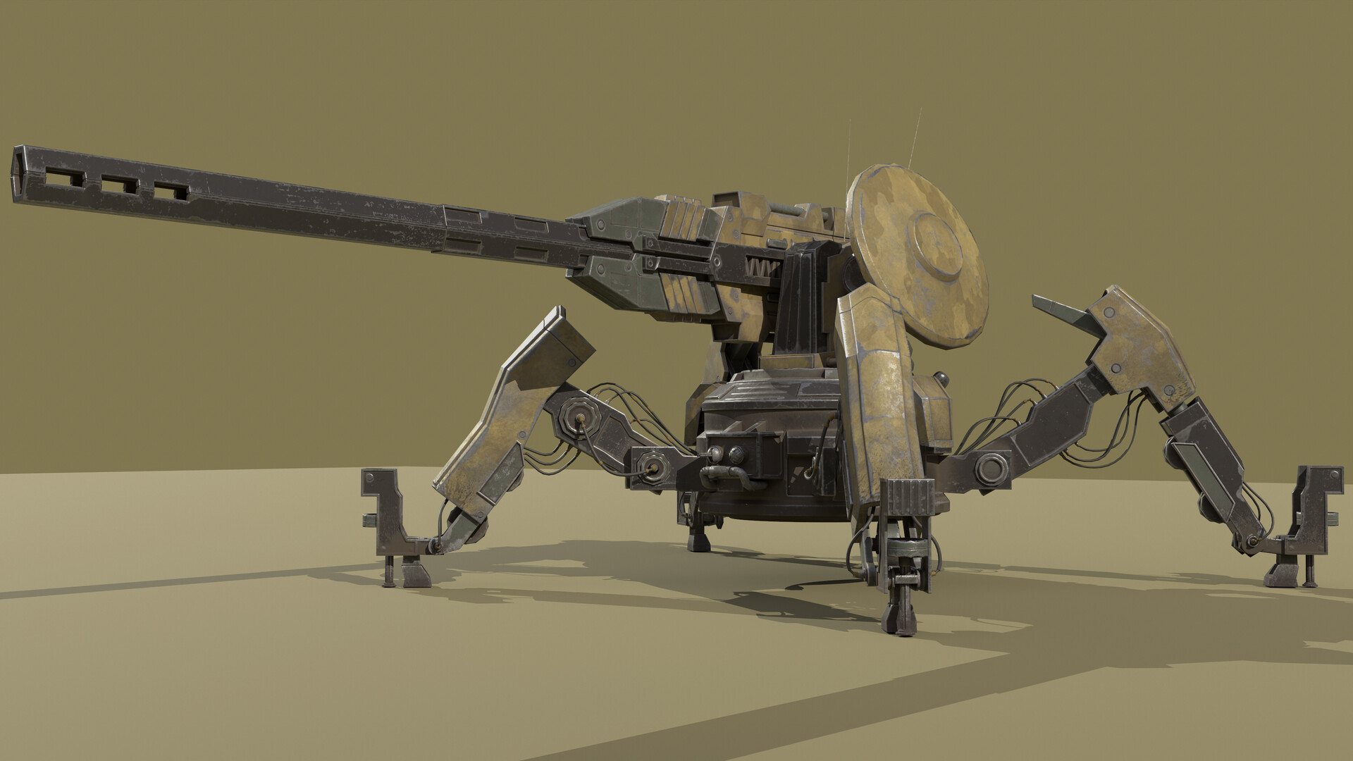 ArtStation - Military mech Model TN24