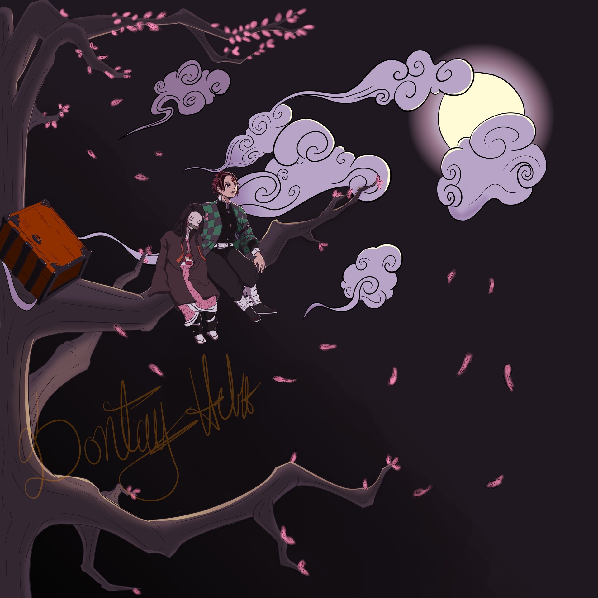 ArtStation - Demon Slayer Fan art