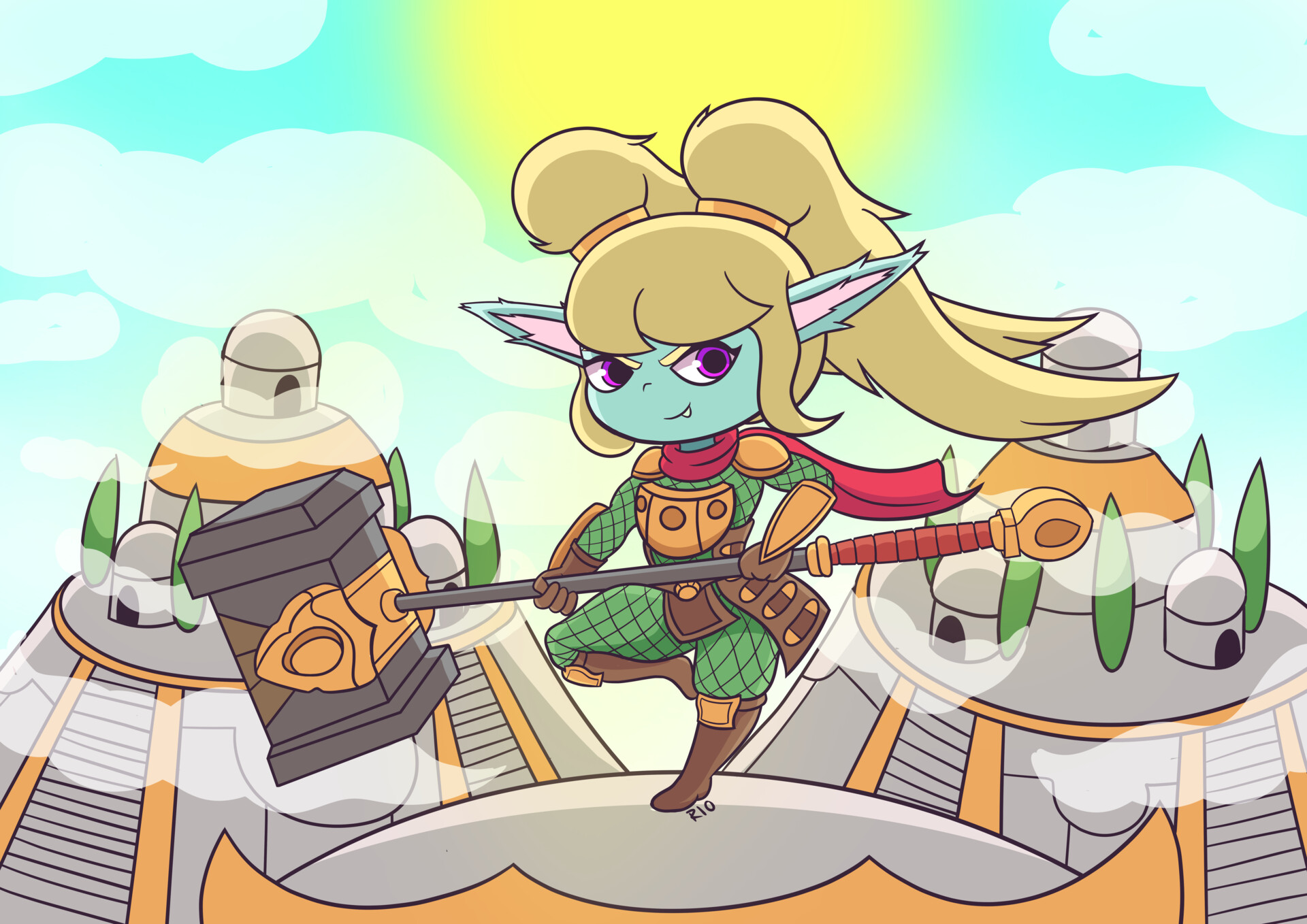 ArtStation - Poppy in demacia