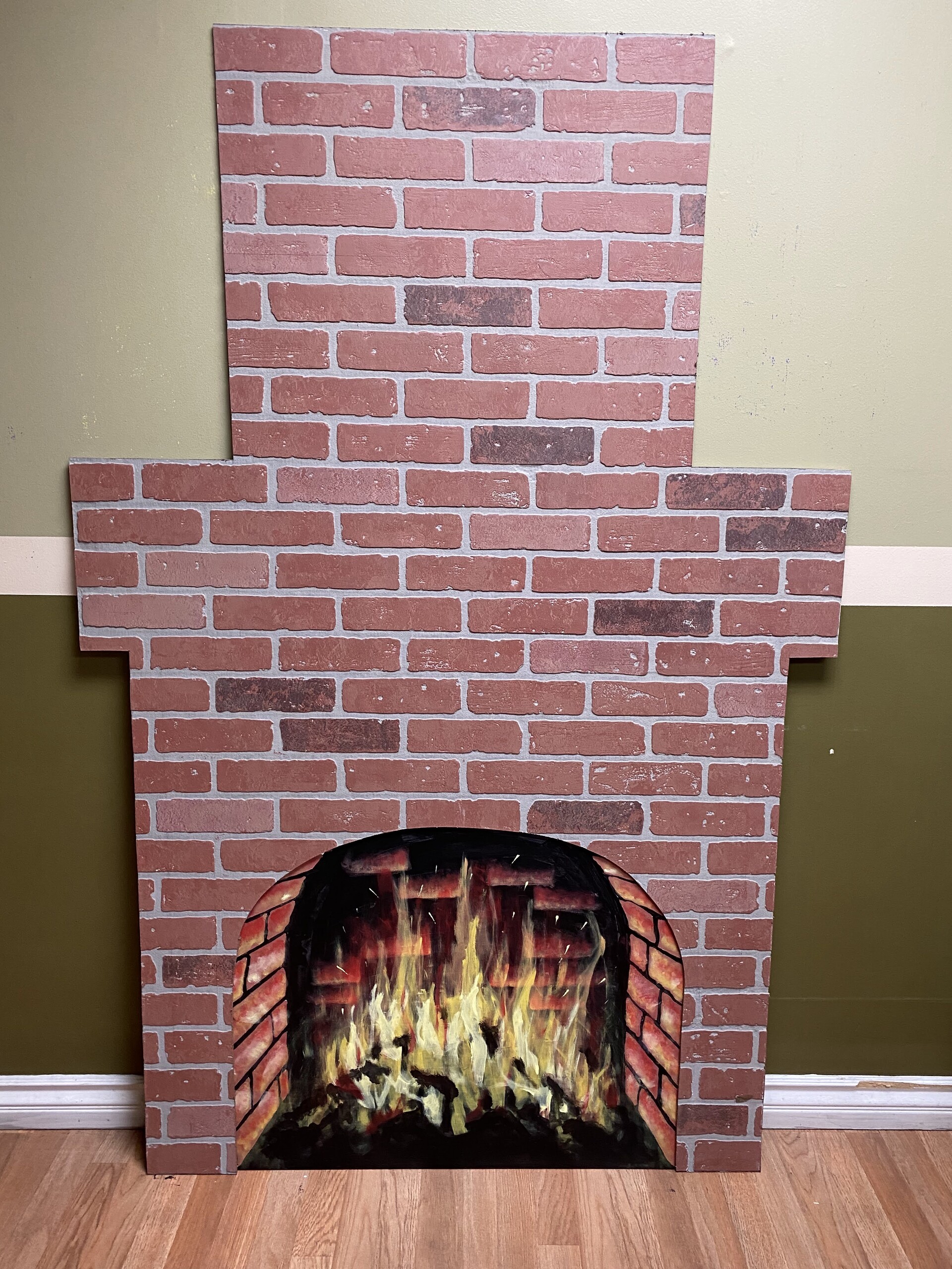 ArtStation - Cut-out chimney display for Home Depot, 4’x7’ hand painted ...