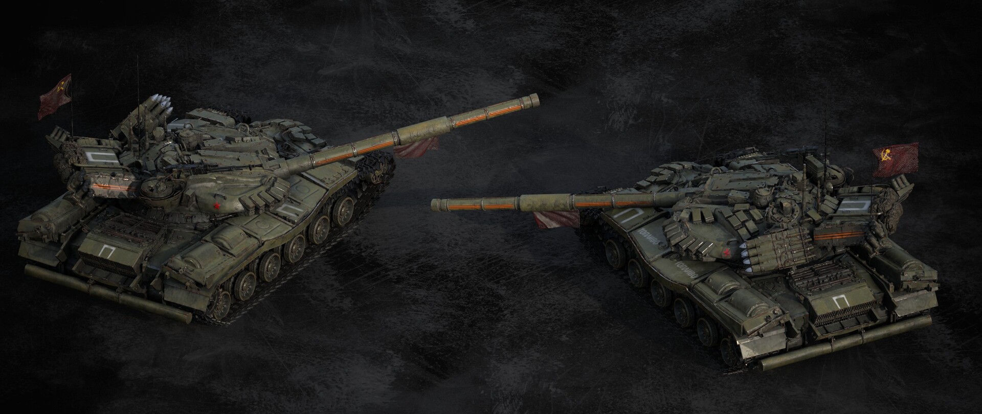 IO_BUTOV - Red Sunset: Soviet tank "Hammer"