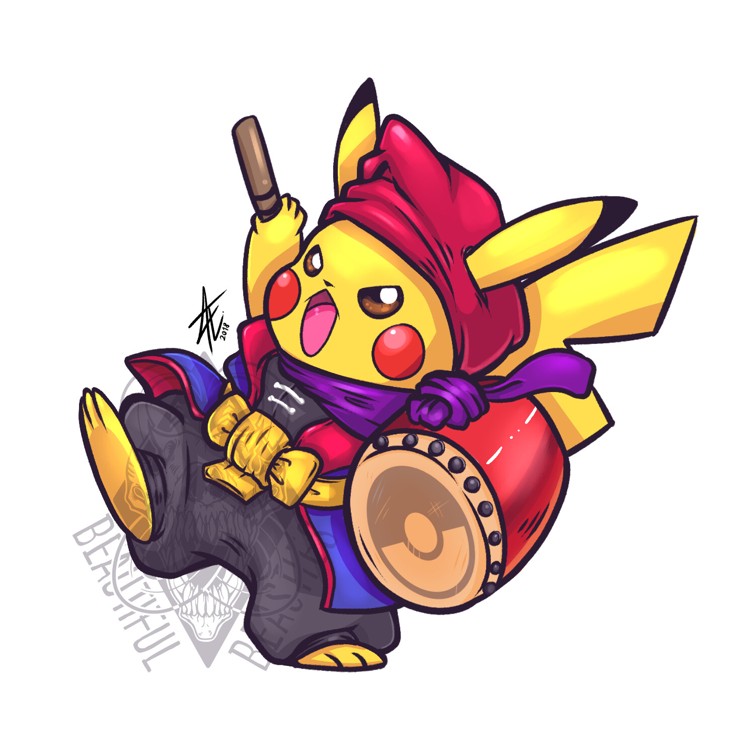 ArtStation - Okinawan/Japanese Pokemon Sticker Designs