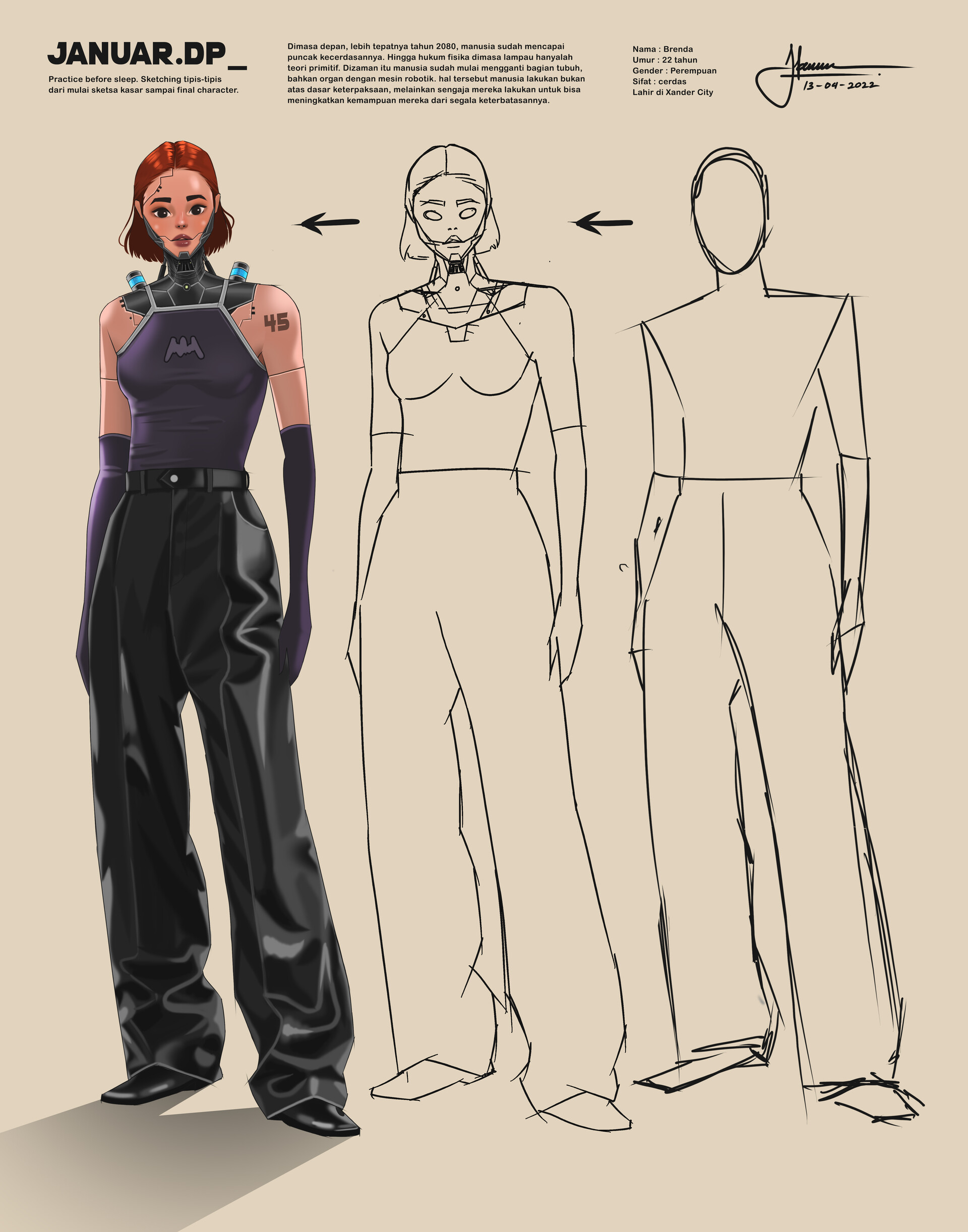 ArtStation - From sketch to final artwork