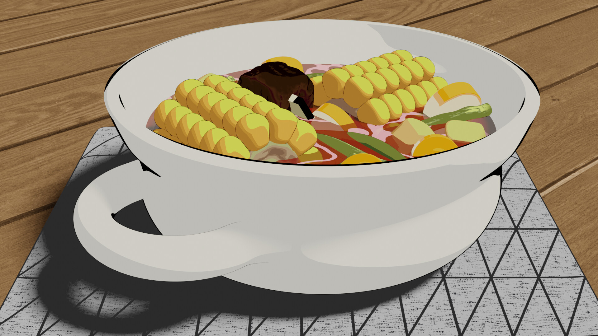 how to draw anime food