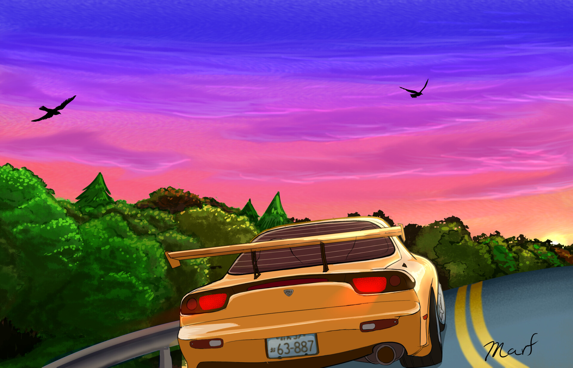 ArtStation - Sunset run