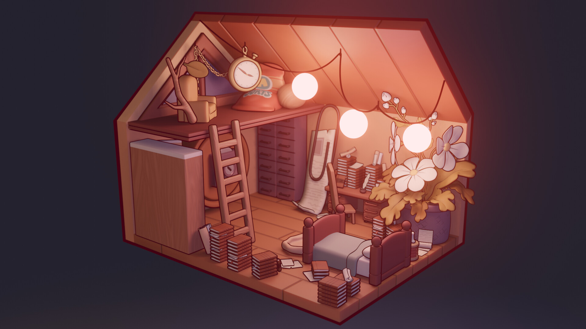 ArtStation - Alfur's House - Hilda fanart