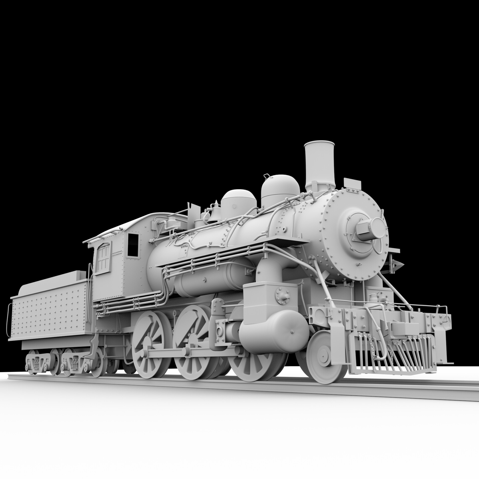 ArtStation - Old Diesel Train Modeling
