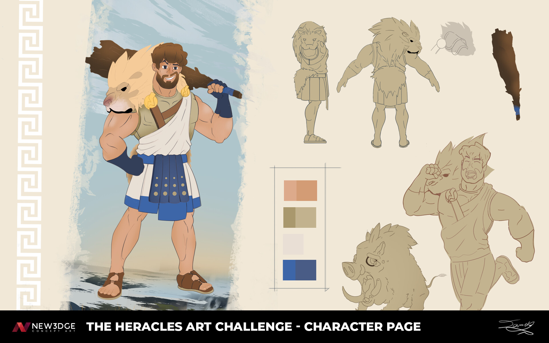 ArtStation - THE HERACLES ART CHALLENGE