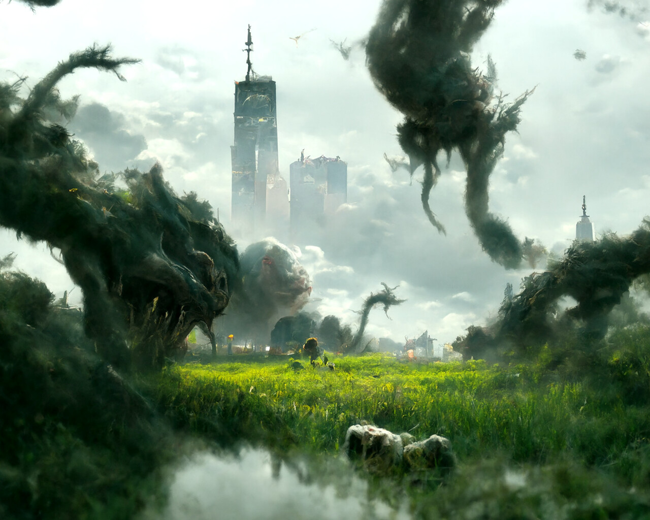 ArtStation - Shadow Reapers takin over a city