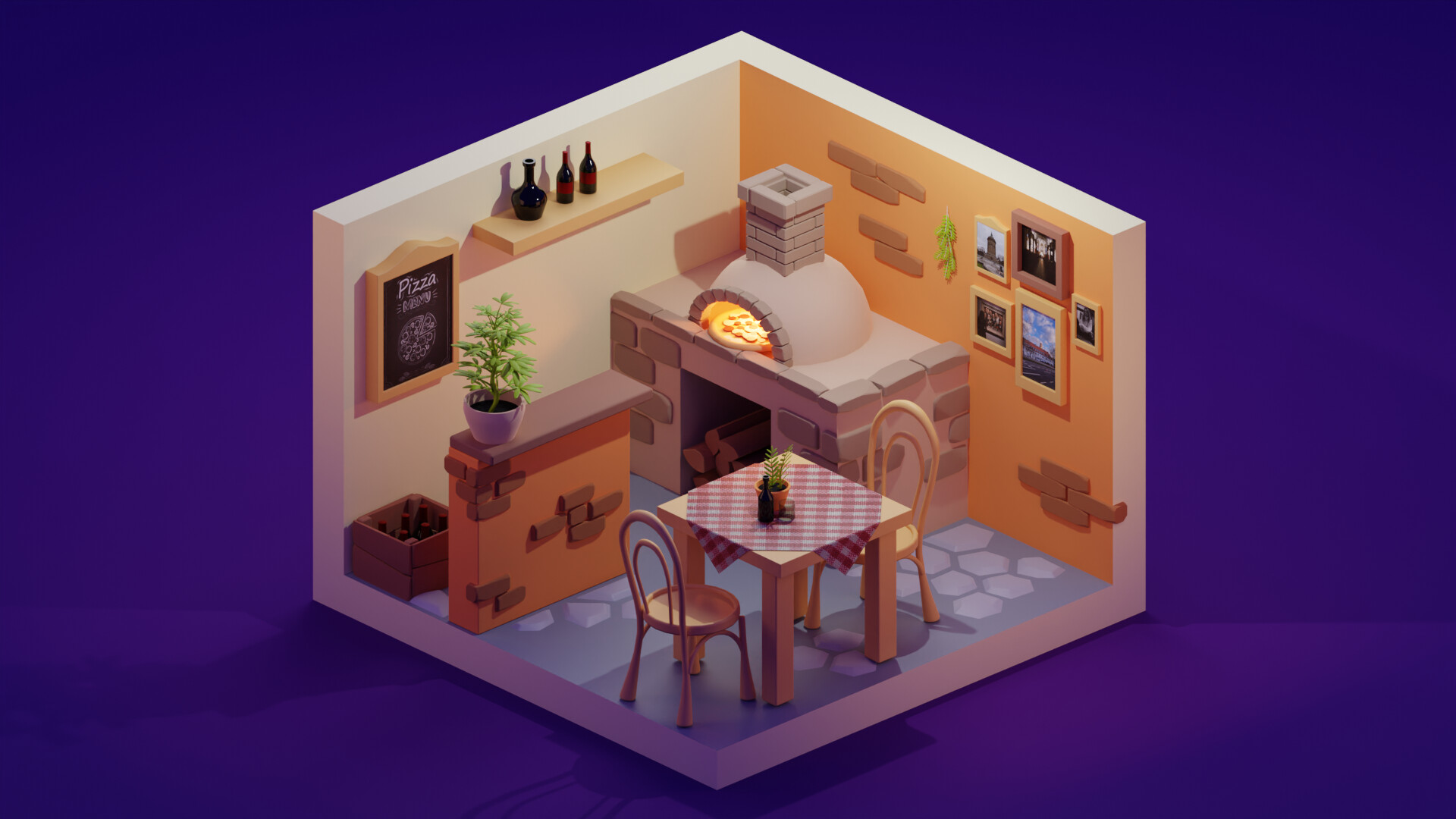ArtStation - Pizza Place