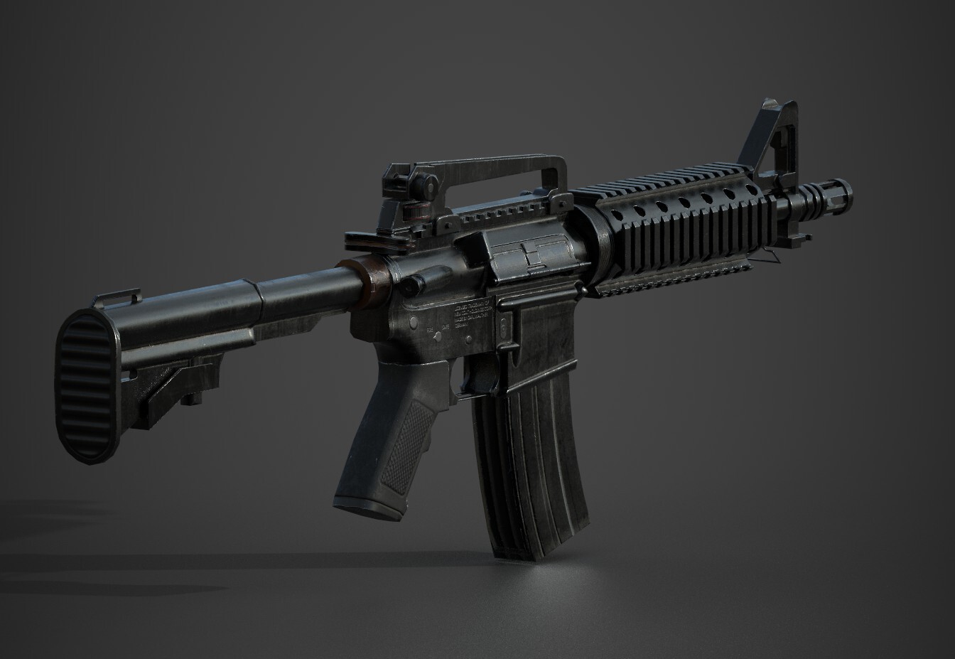 ArtStation - M4_Carbine_Rifle