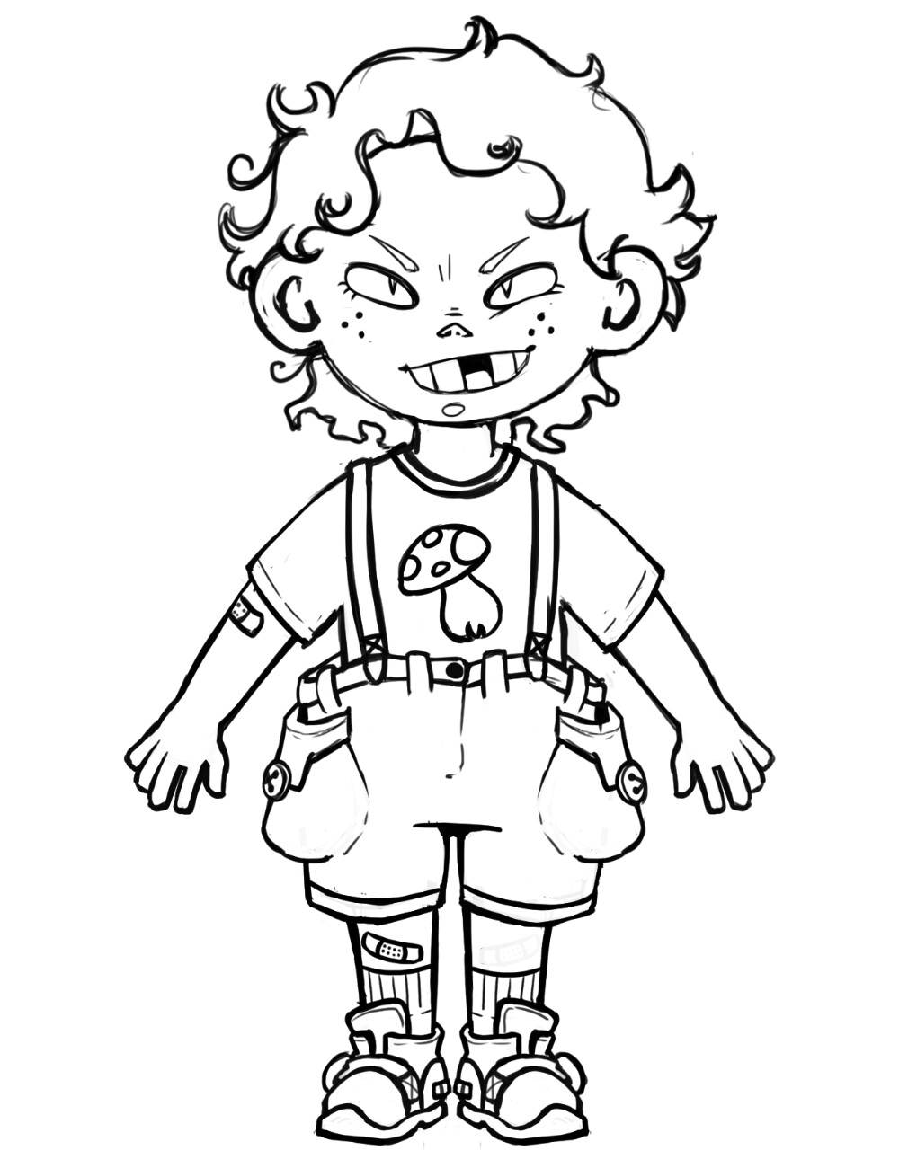 horrid henry coloring pages to print