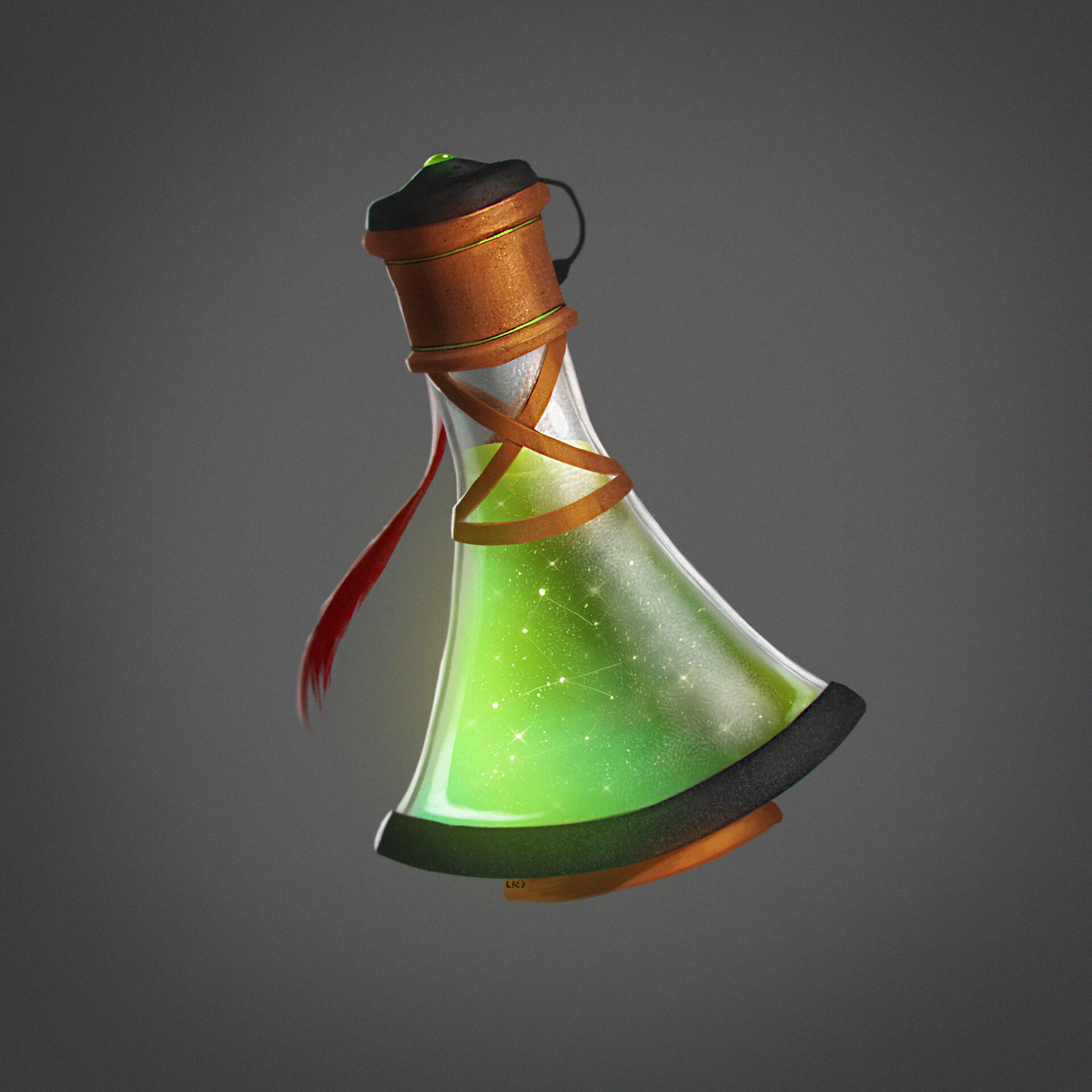 ArtStation - Green Potion - Prop Pratice
