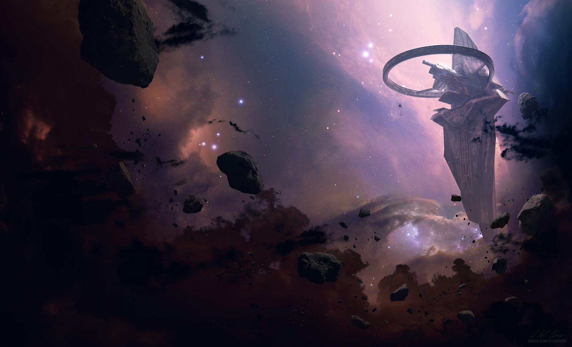 Gabriel Björk Stiernström - Foundation Trilogy - Asimov - Illustrations