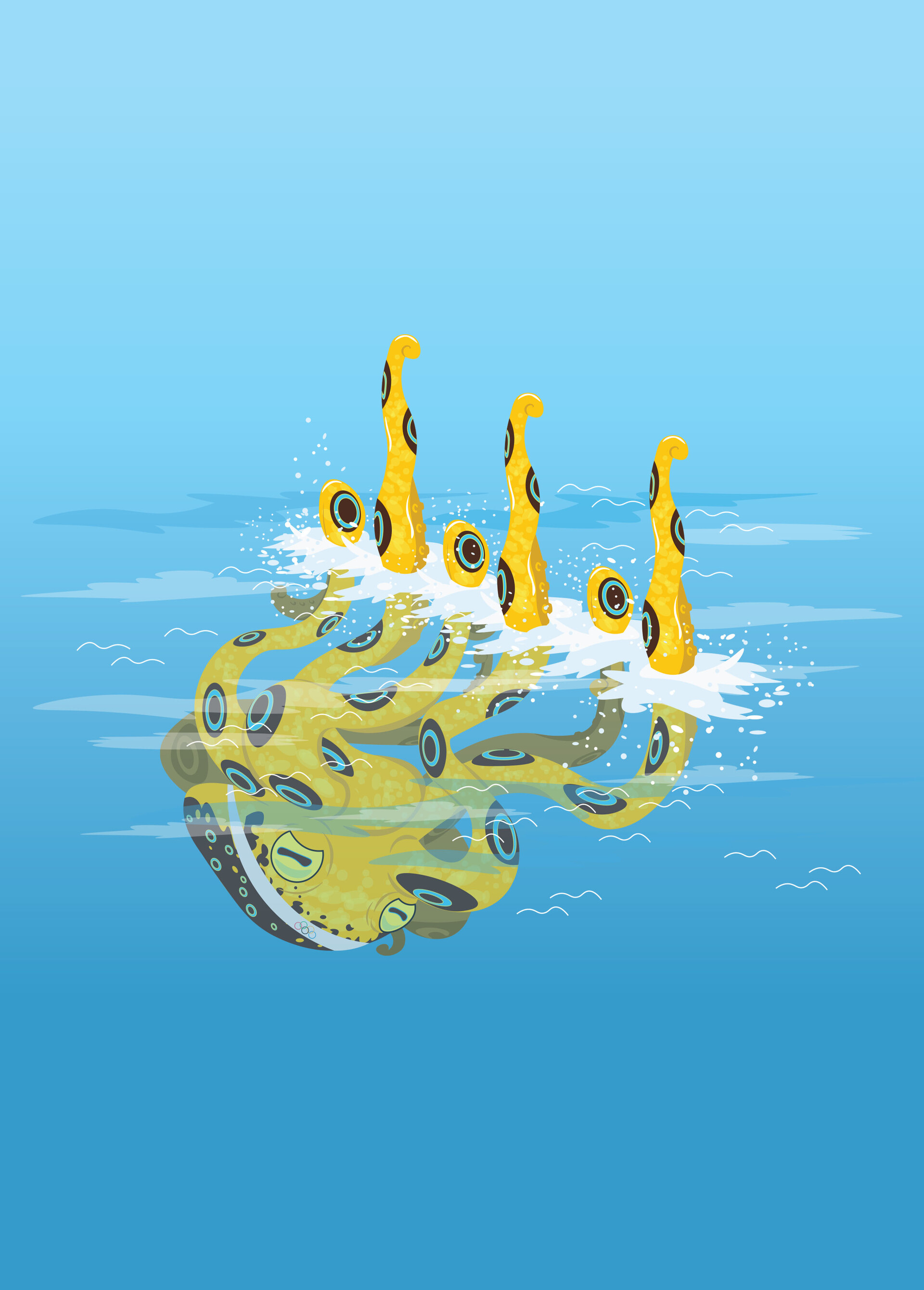 ArtStation - Blue-ringed Octopus (Olympics)