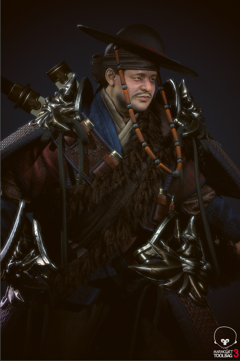 ArtStation - KOREAN traditional Musa | 3D character modelling