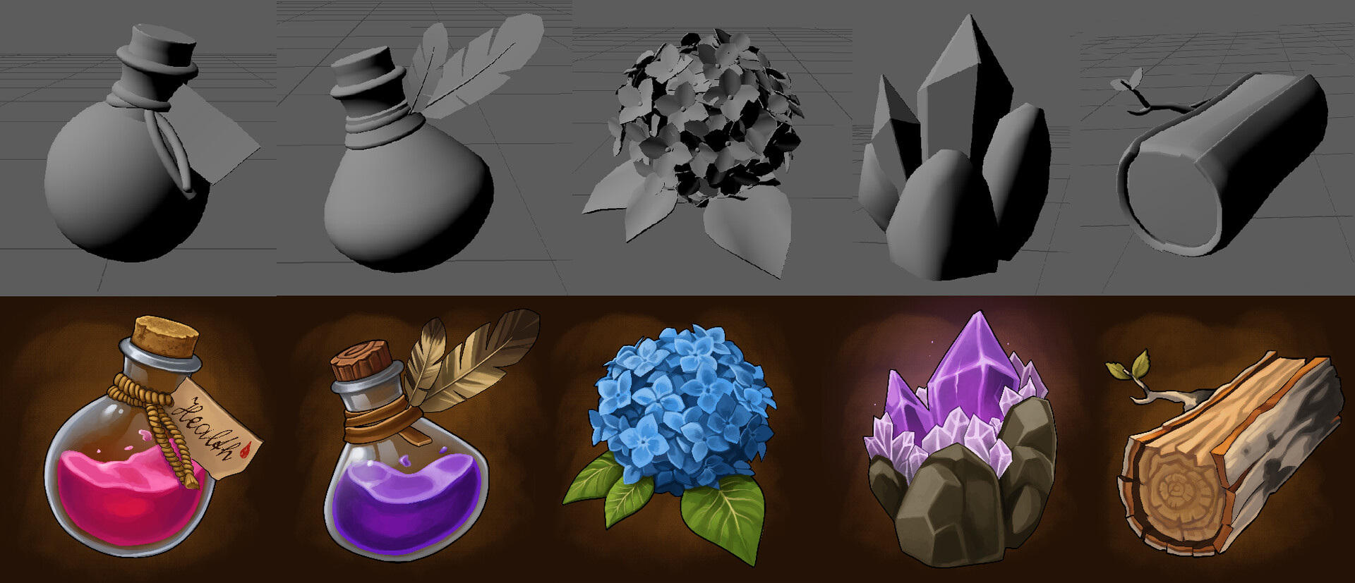 Alva Granholm - Adventure game Inventory UI