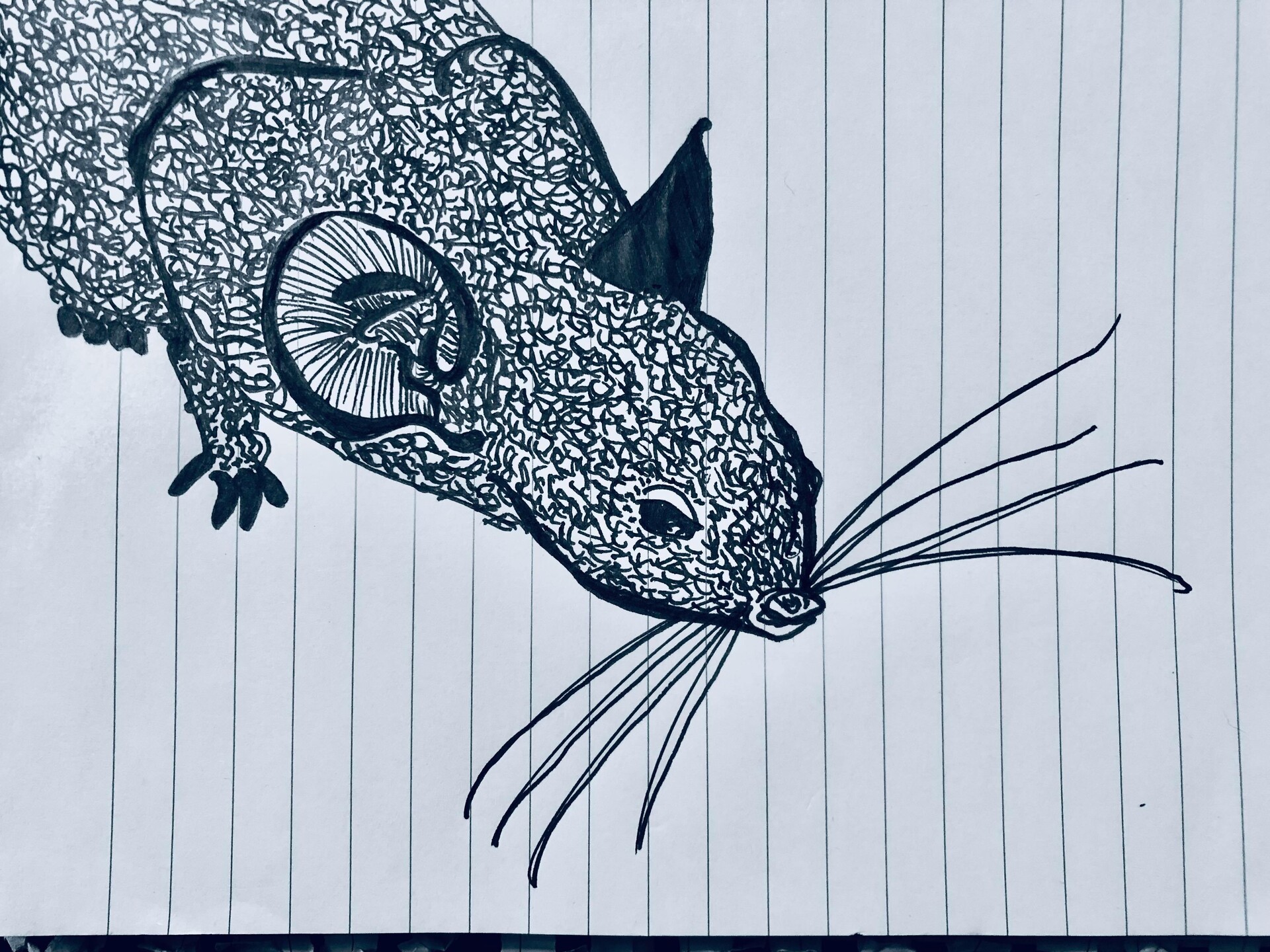 ArtStation - A Rat For my Friend's Unpublished Poetry Collection